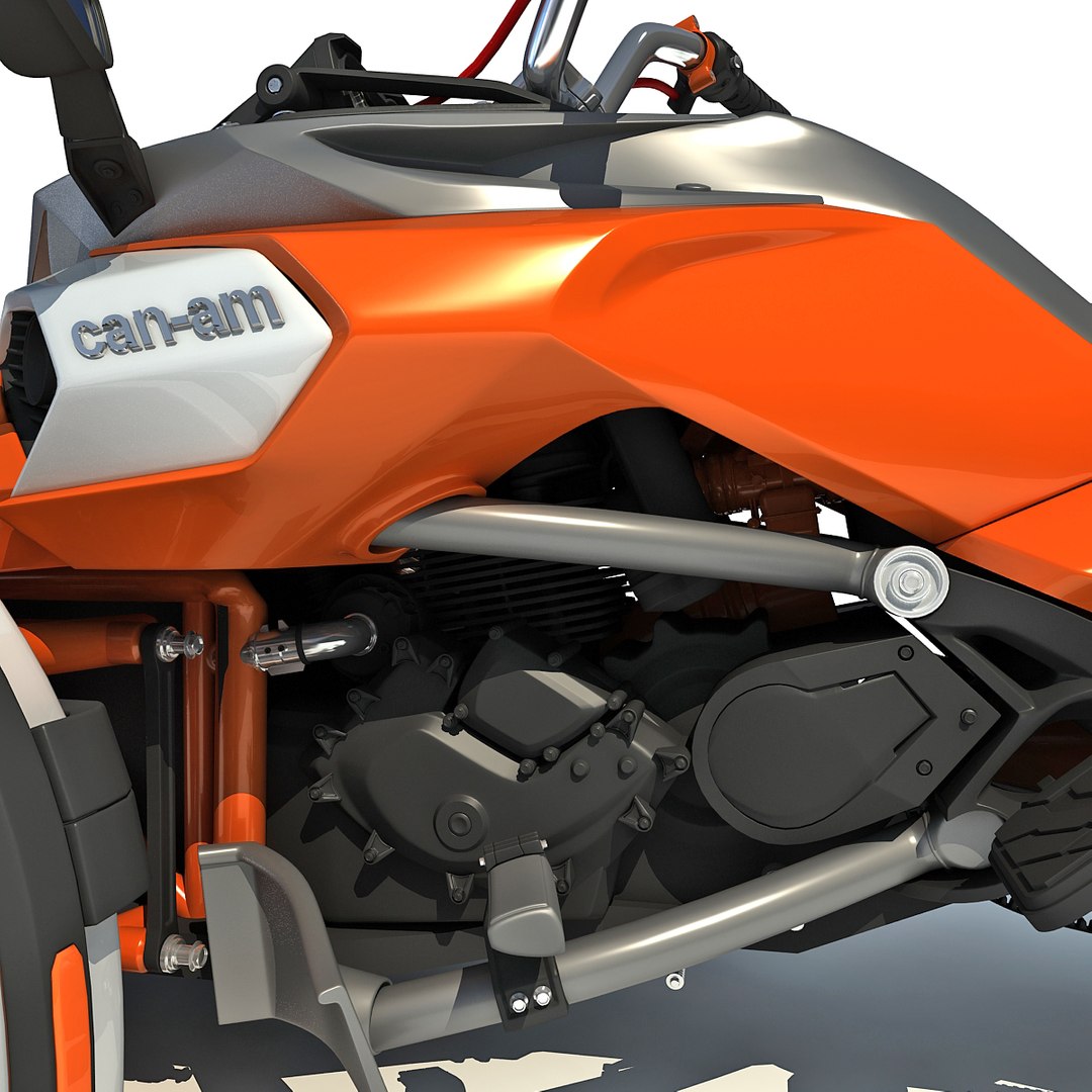 3d Model Can-am Spyder F3 Motorcycle