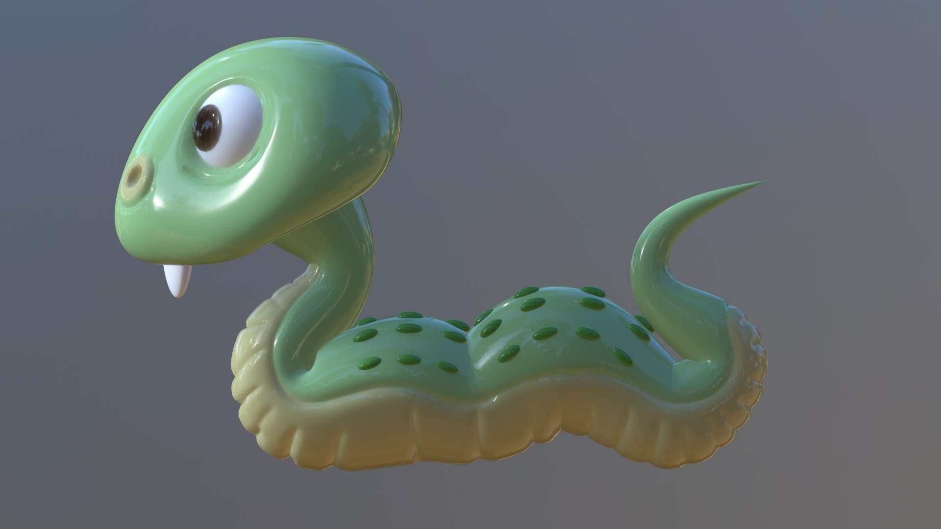 Cobra Kawaii 3D - TurboSquid 2226942