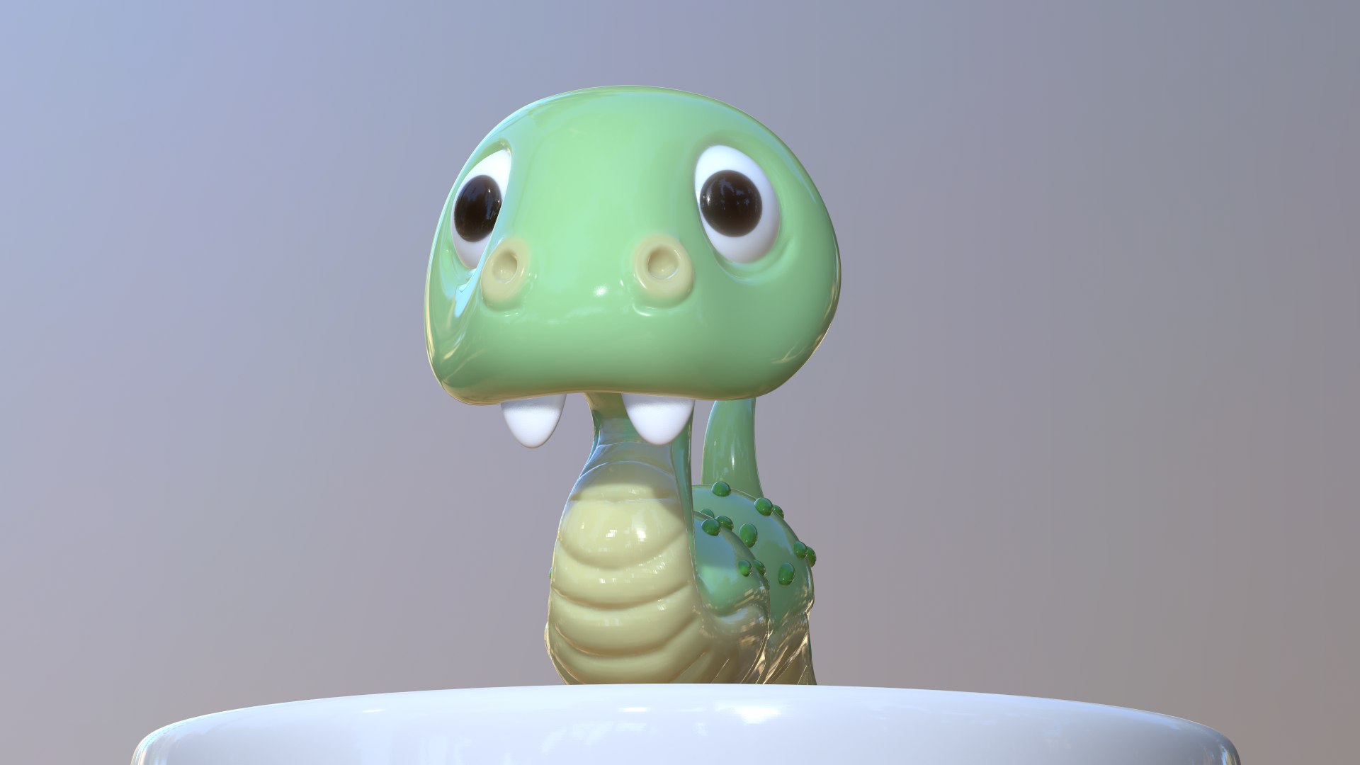 Cobra Kawaii 3D - TurboSquid 2226942