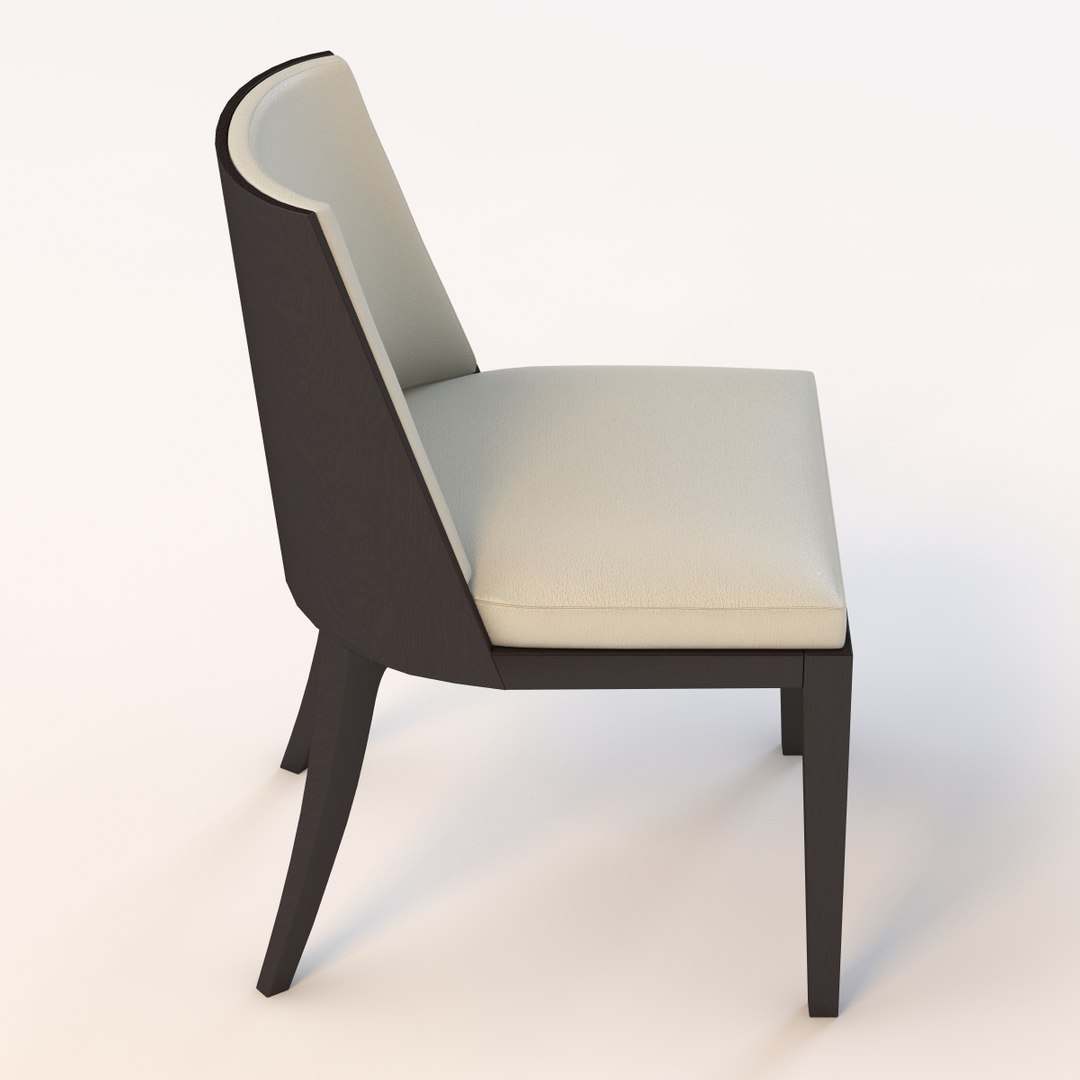 3d Model Crescent Chair