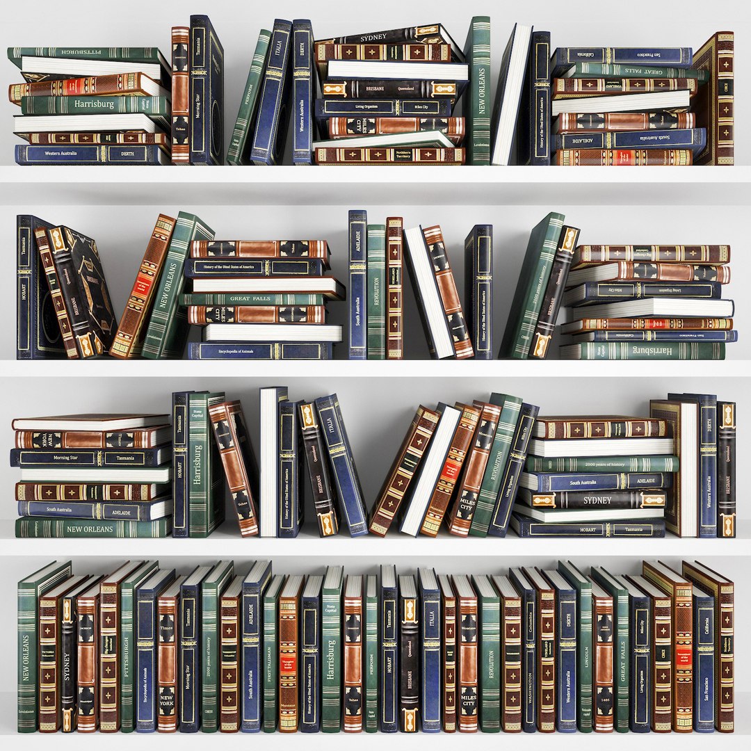 3D Classic Books Model - TurboSquid 1707674