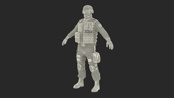 modelo 3d Oficial SWAT amañado - TurboSquid 2196914