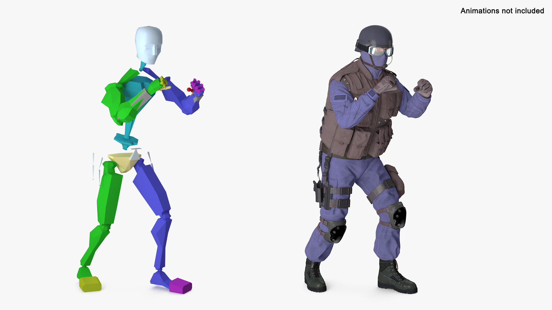 3D Swat Officer Rigged - TurboSquid 2196914