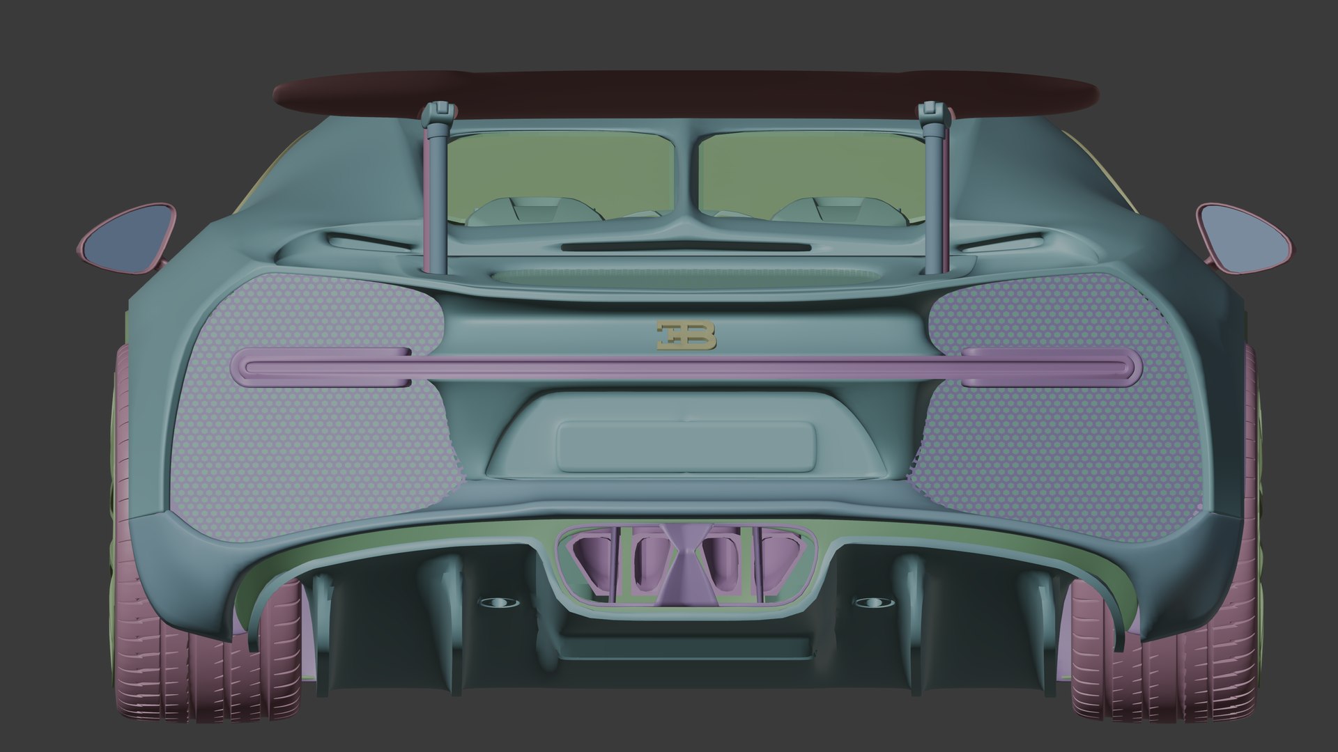 Bugatti Chiron 3D Model - TurboSquid 2272505