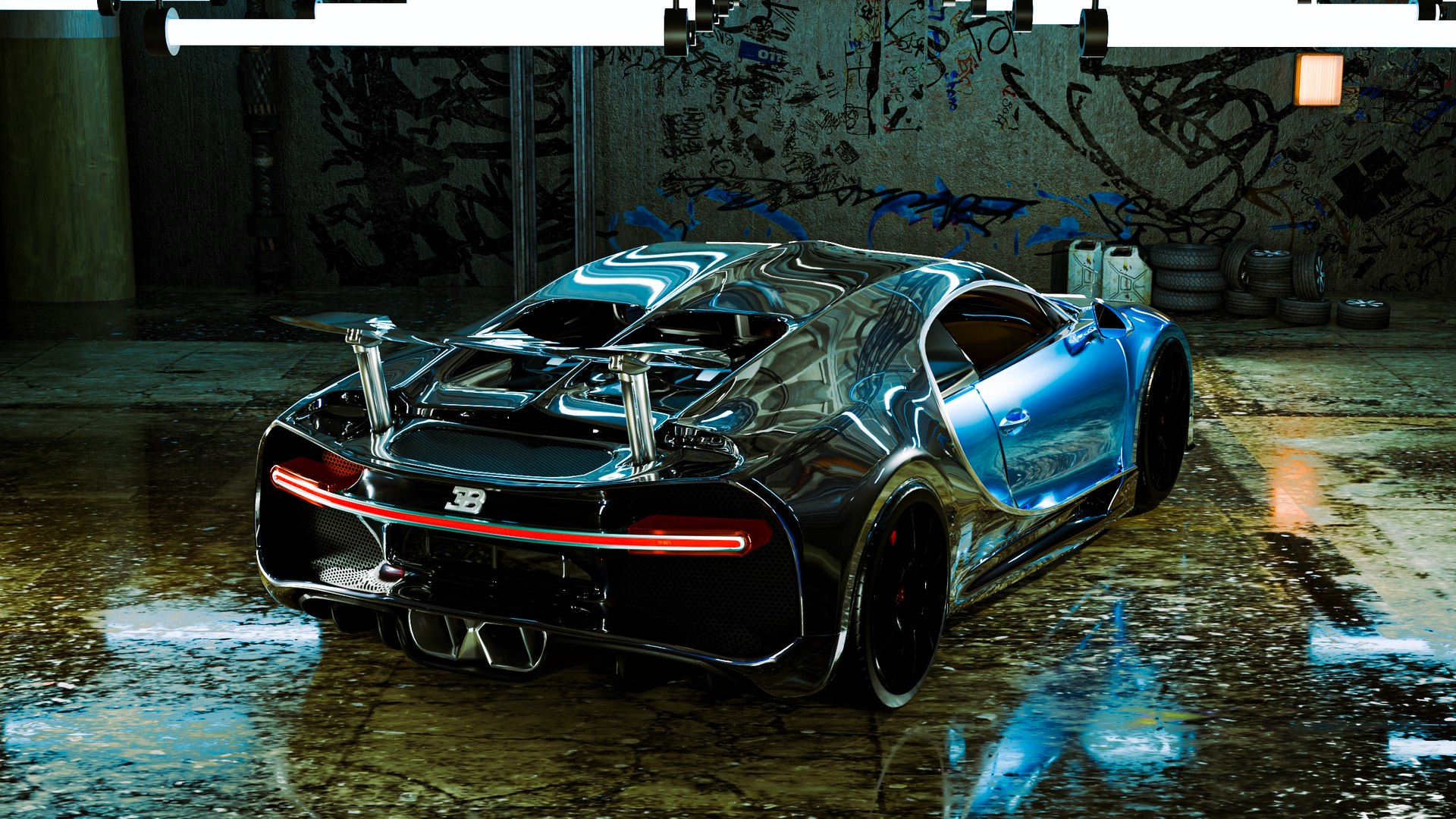 Bugatti Chiron 3D Model - TurboSquid 2272505