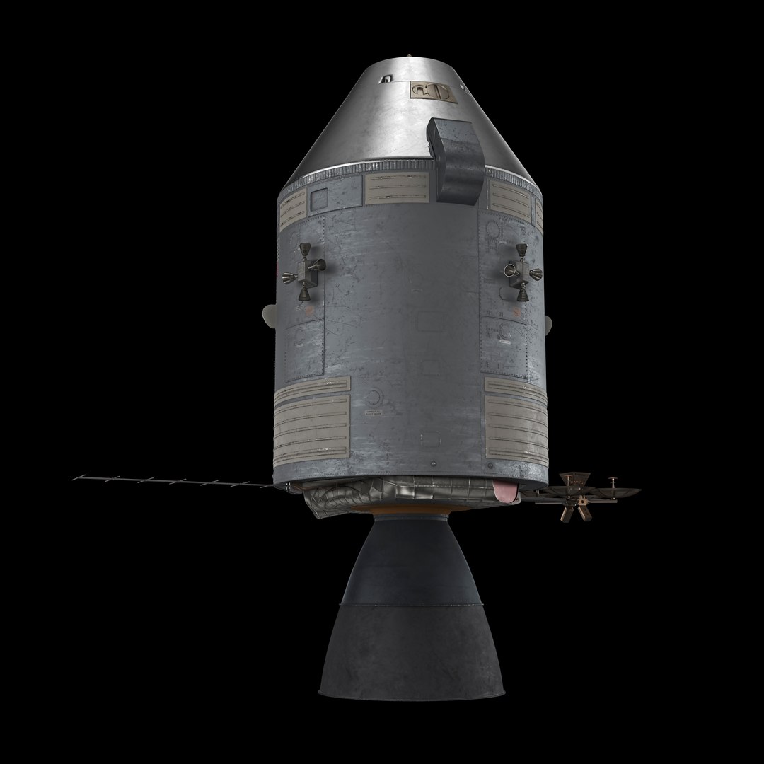 3D model apollos spaceship - TurboSquid 1447964