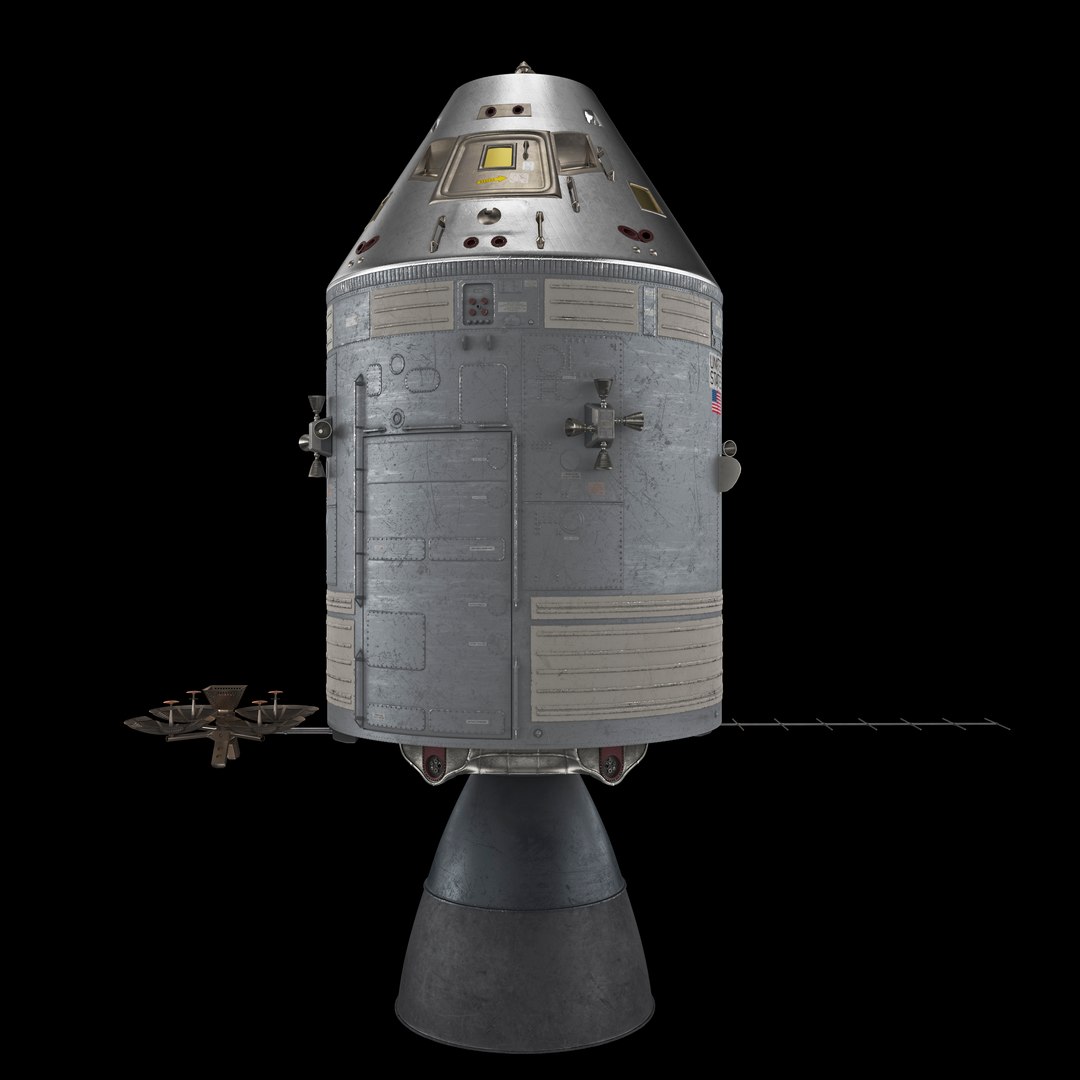 3D model apollos spaceship - TurboSquid 1447964