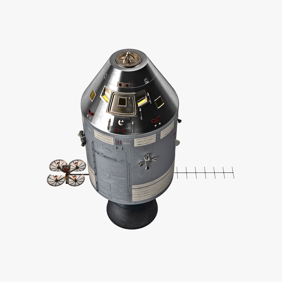 3D model apollos spaceship - TurboSquid 1447964