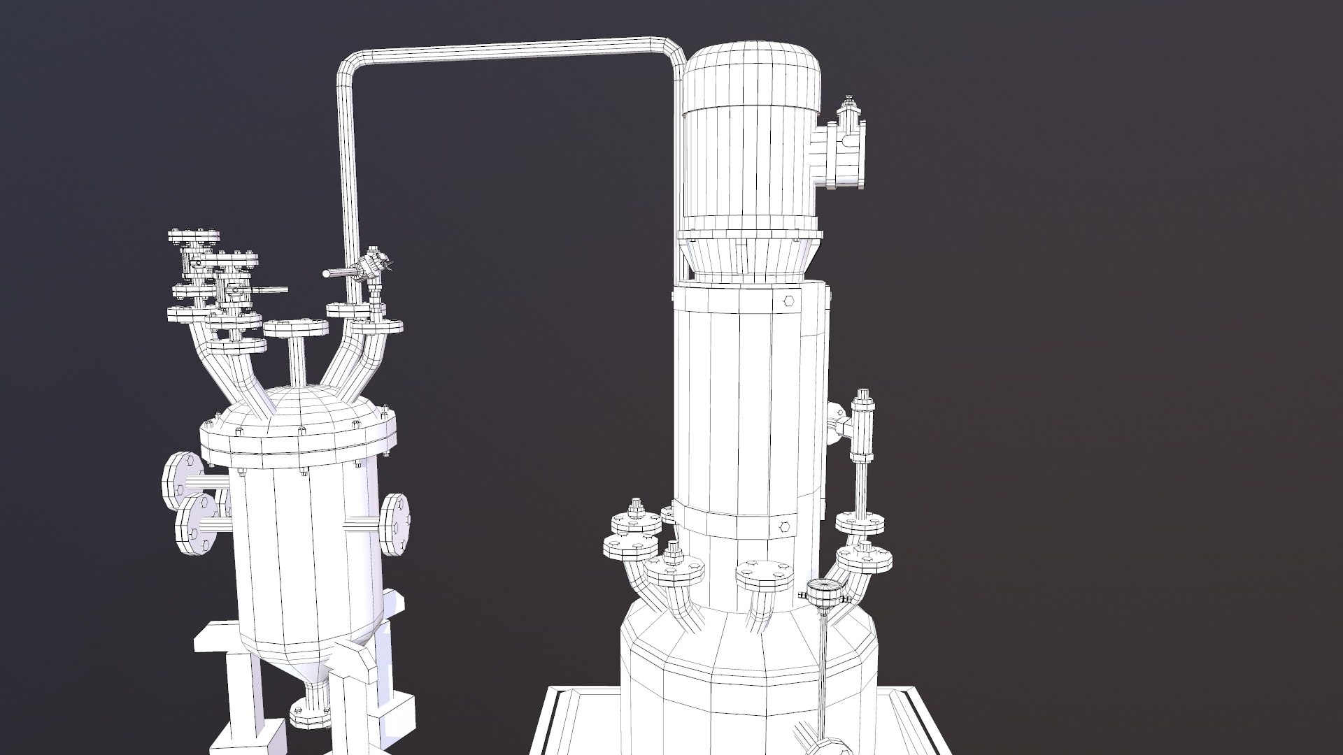 3D Reactor Horizontal Condenser - TurboSquid 2288817