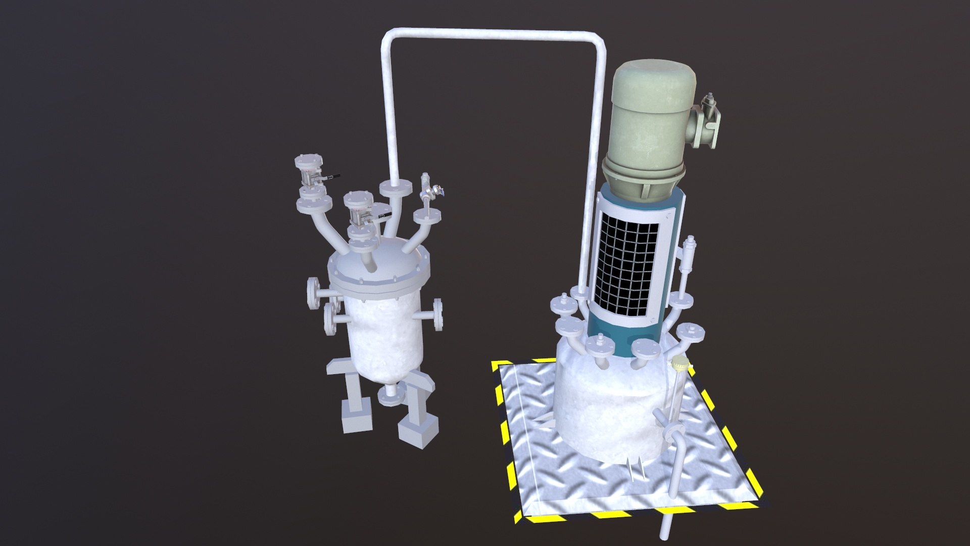 3D Reactor Horizontal Condenser - TurboSquid 2288817