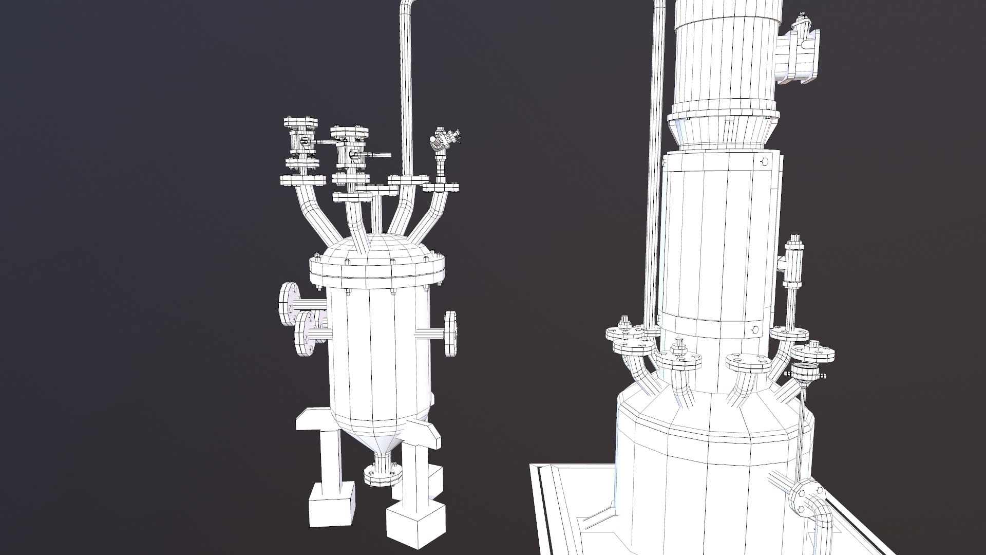 3D Reactor Horizontal Condenser - TurboSquid 2288817