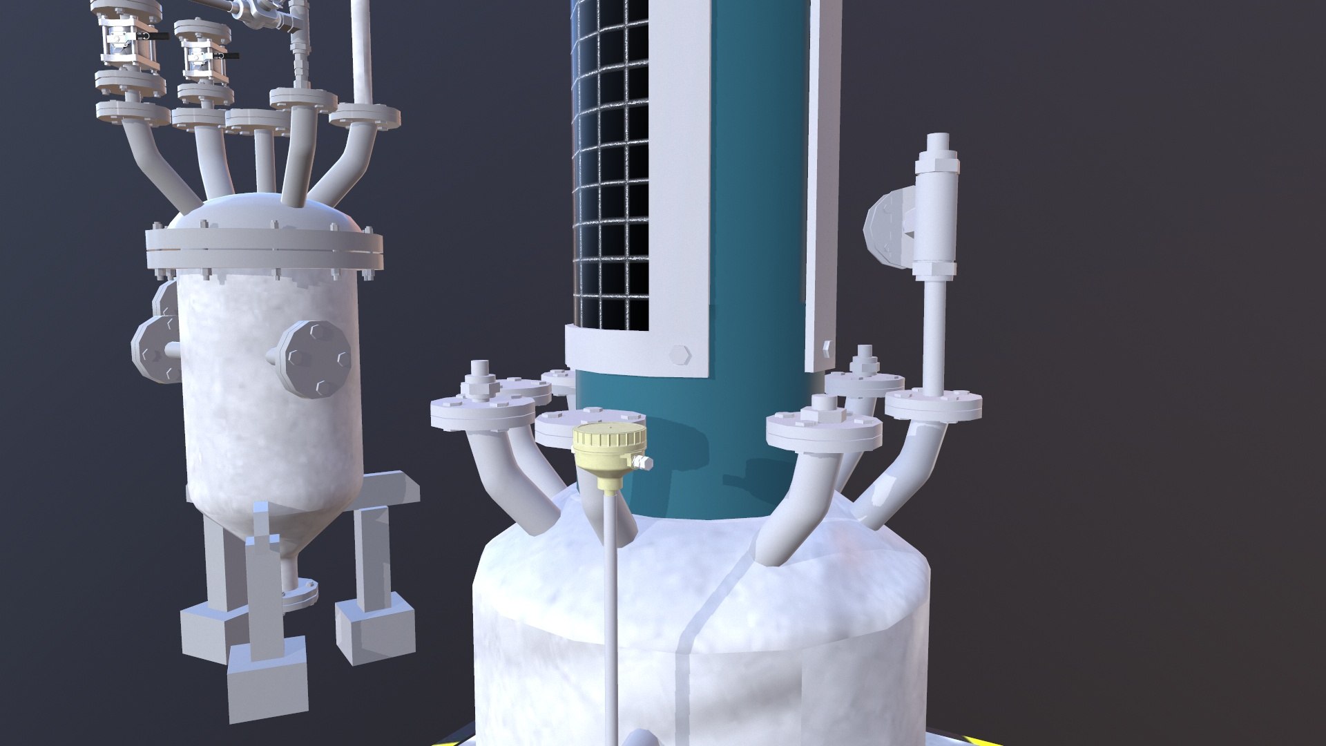 3D Reactor Horizontal Condenser - TurboSquid 2288817