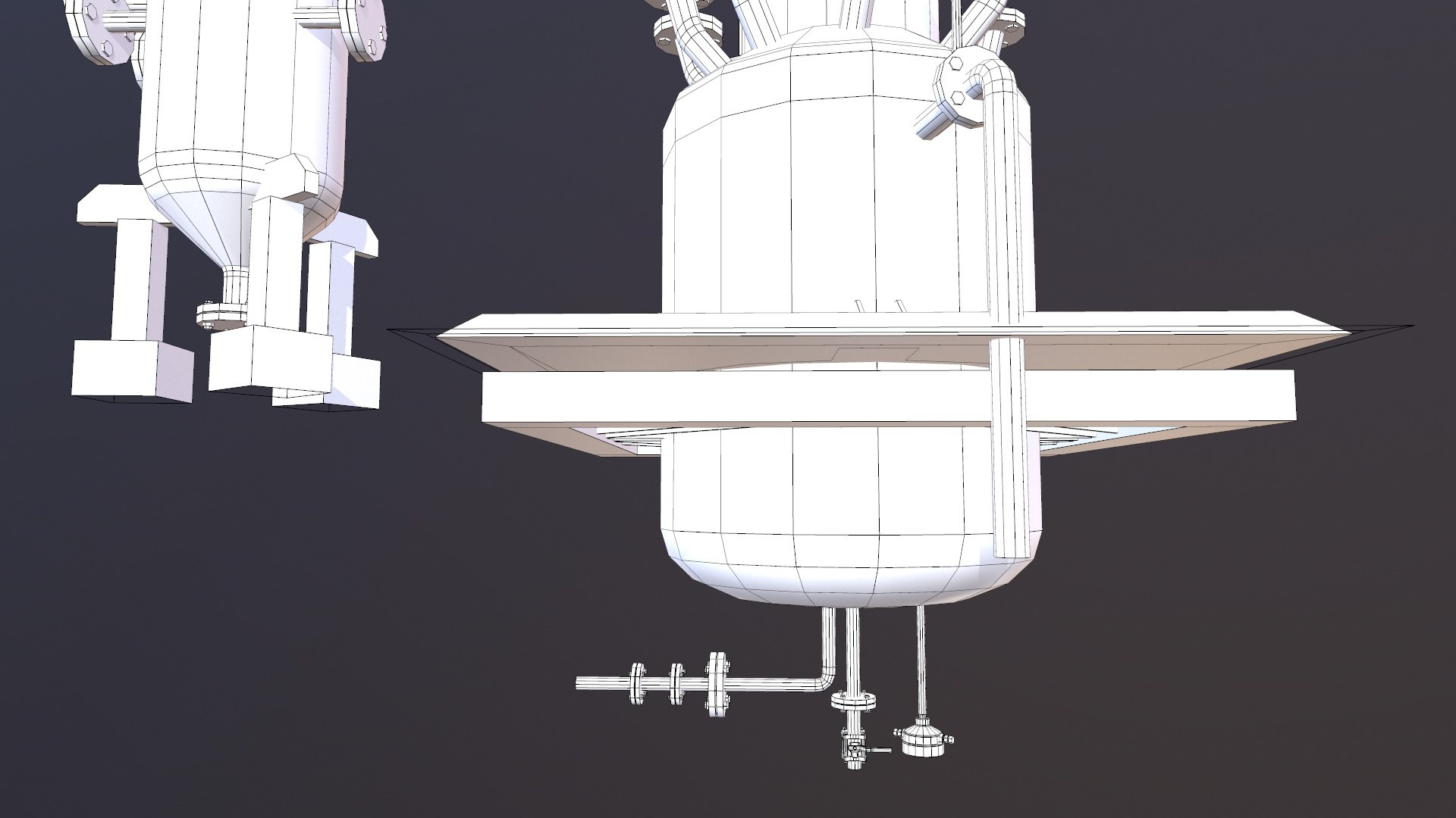 3D Reactor Horizontal Condenser - TurboSquid 2288817