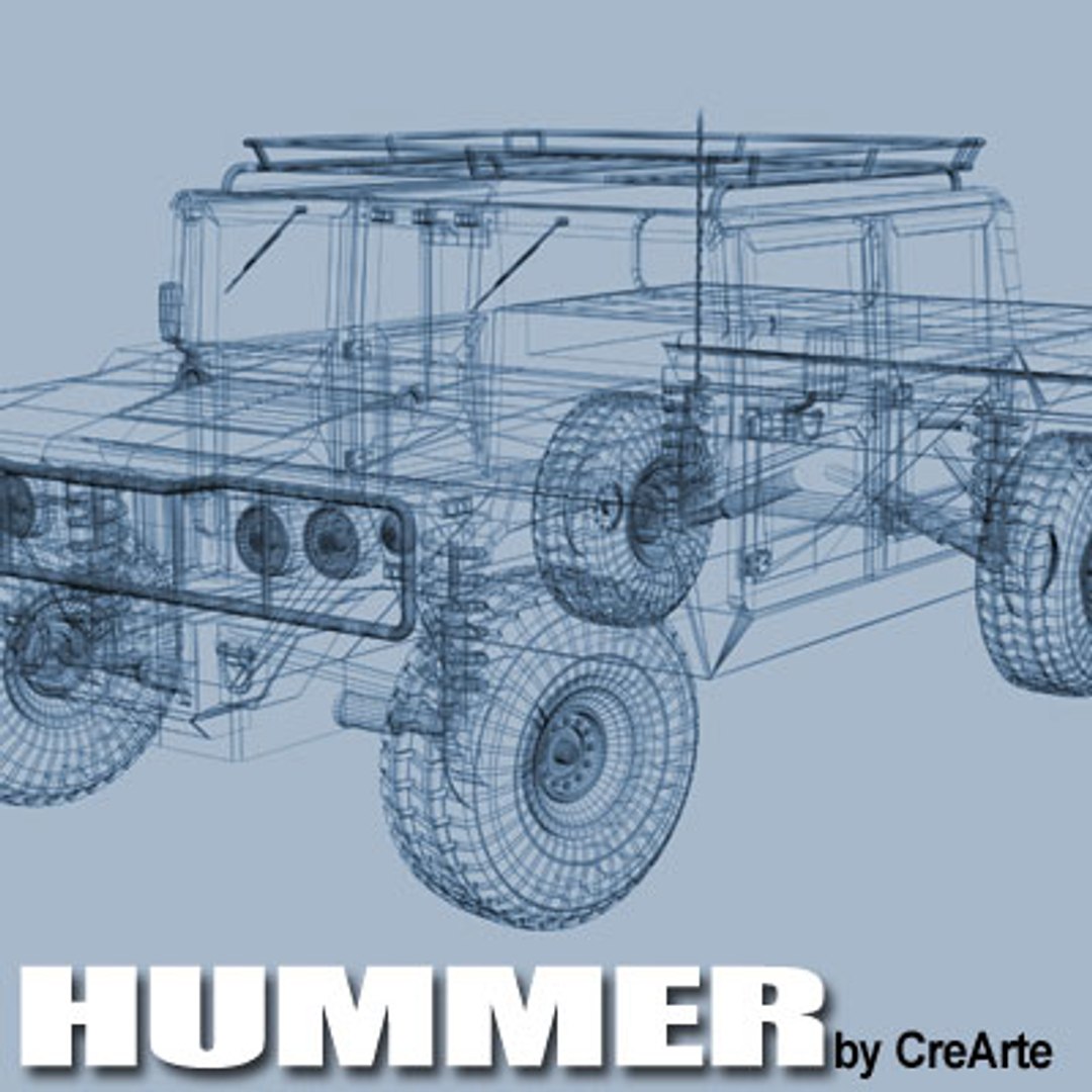 Hummer H1 3d Model