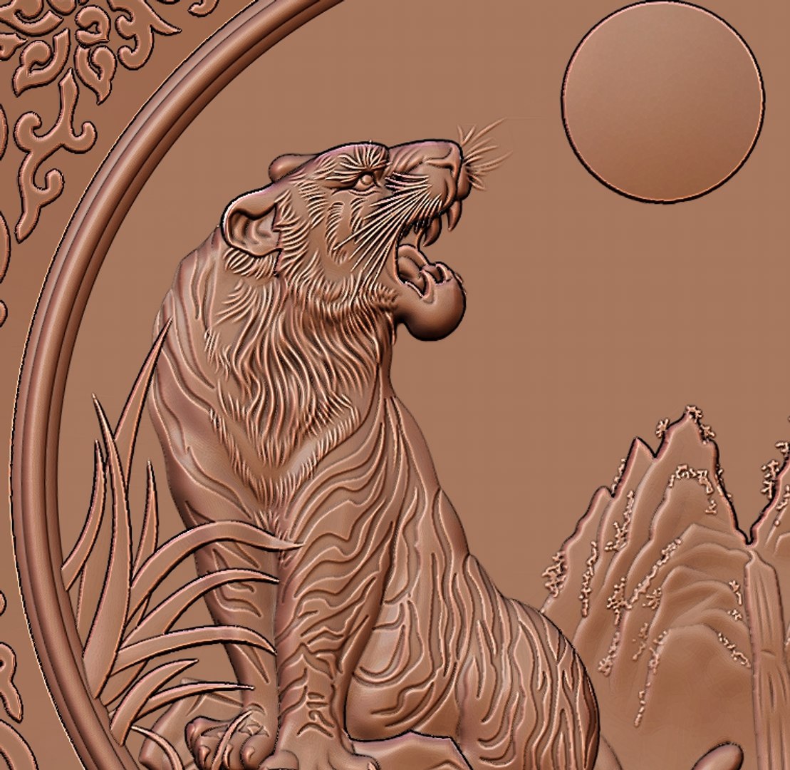 3D Stl Tiger - TurboSquid 1284717