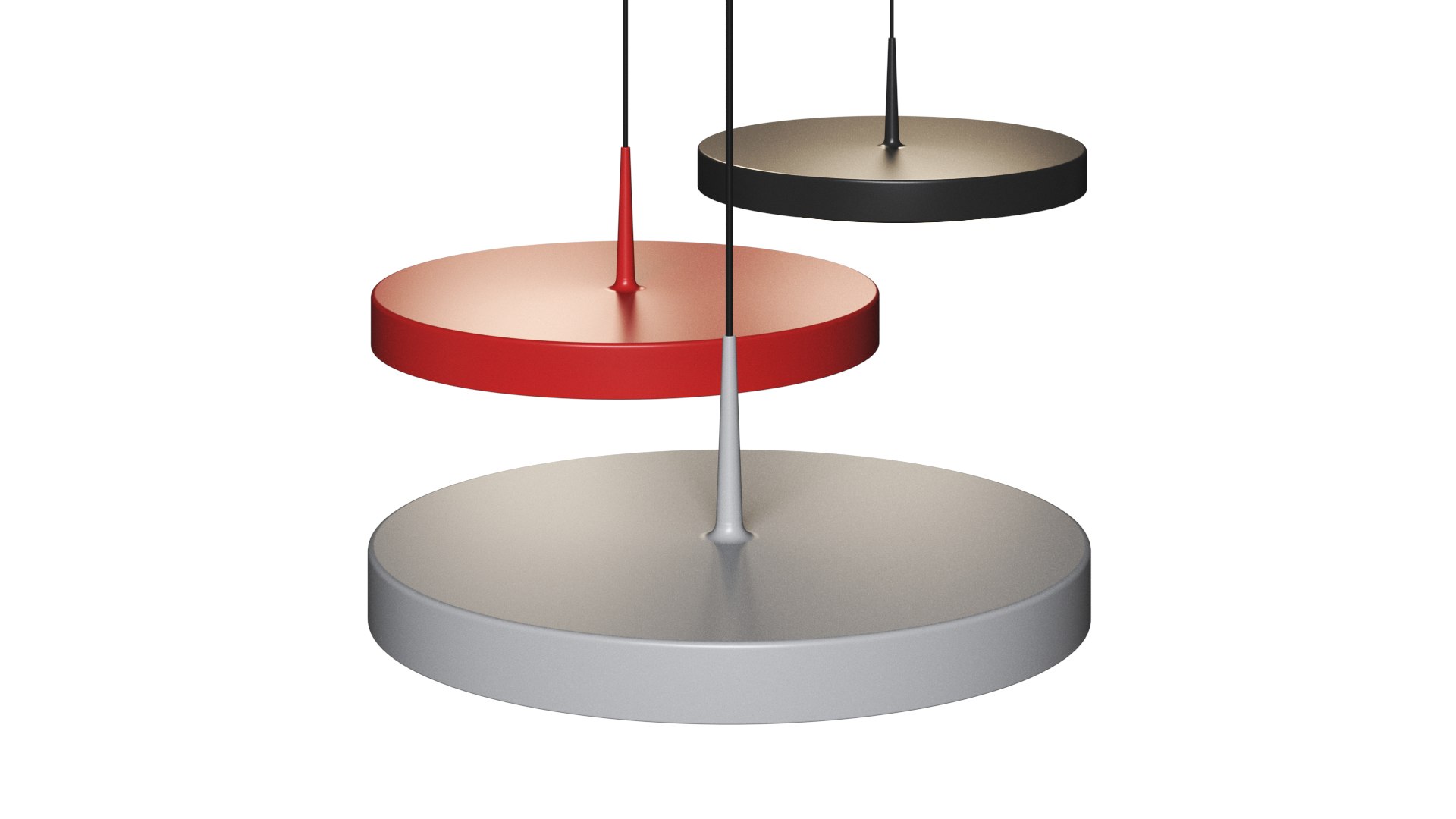 3D model Arva Pendant Lamp 440 Gray by Ribag - TurboSquid 2114505