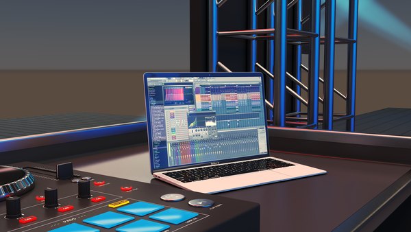 Mega Stage DJ Set 3D model - TurboSquid 1894956