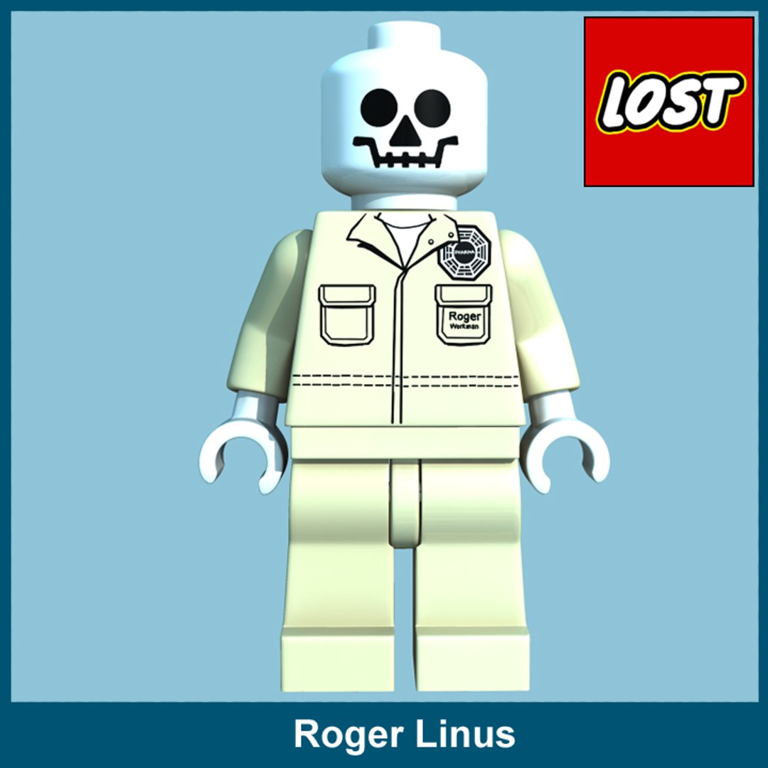Lego Lost Minifigure Character Pack 3d Ma