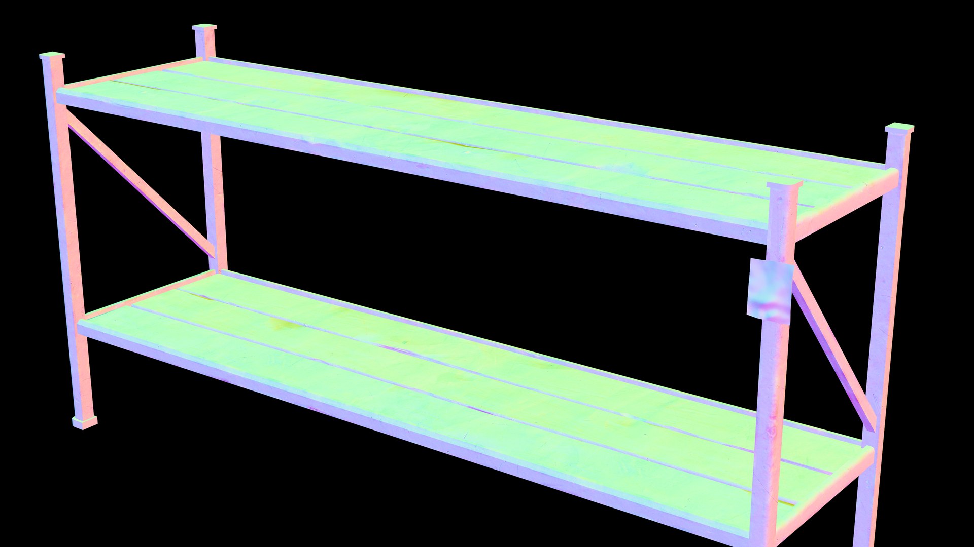 Free Warehouse Storage Rack - Game Ready Props 3D Model - TurboSquid ...