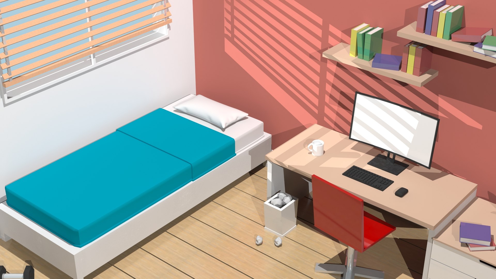 Isometric Room 3D Model - TurboSquid 1458692