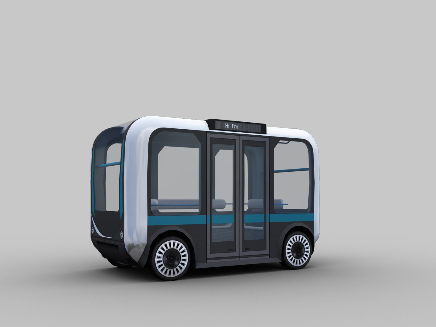 3D Olli Bus Lowpoly With Interior - TurboSquid 2217223