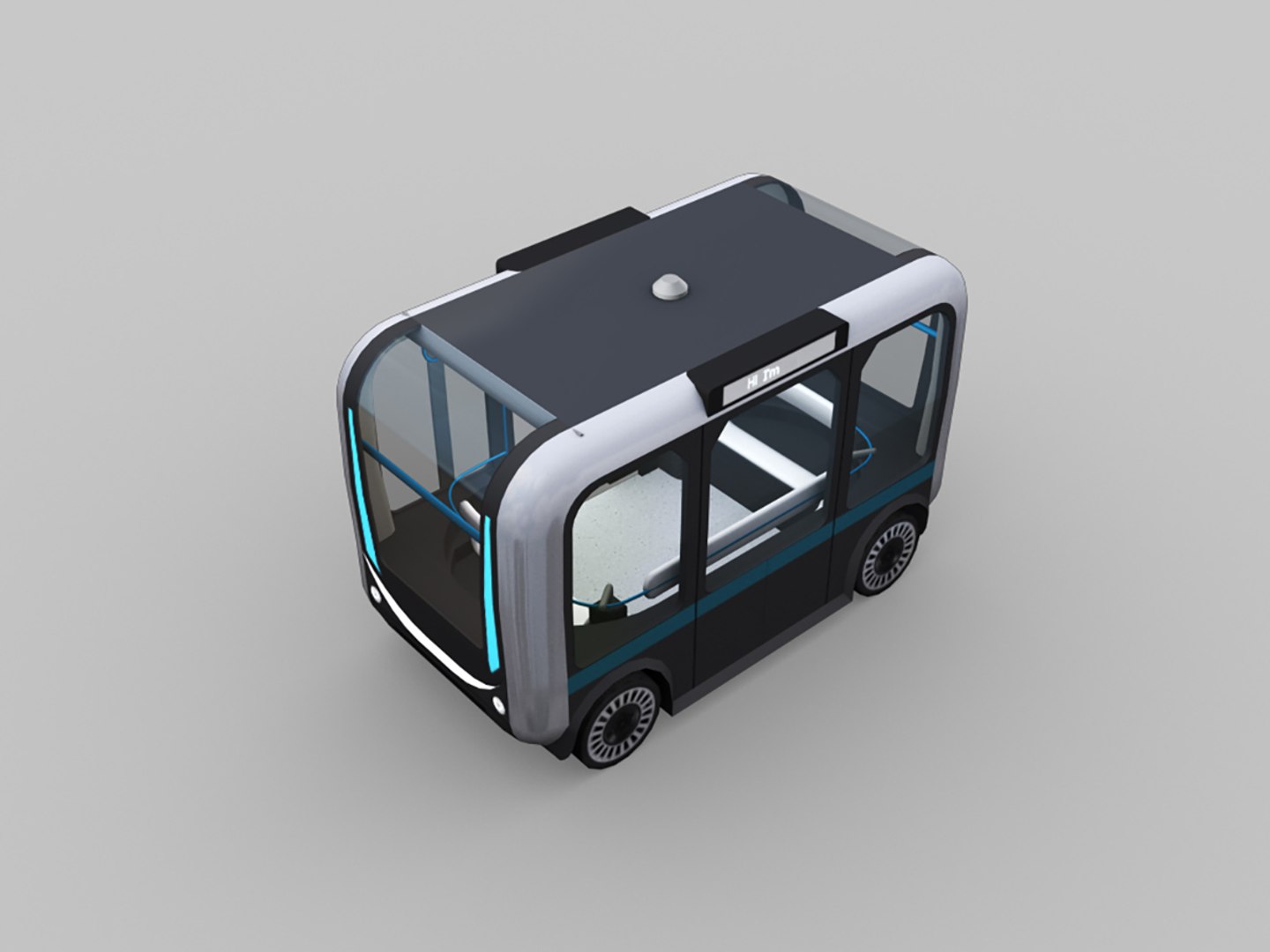 3D Olli Bus Lowpoly With Interior - TurboSquid 2217223