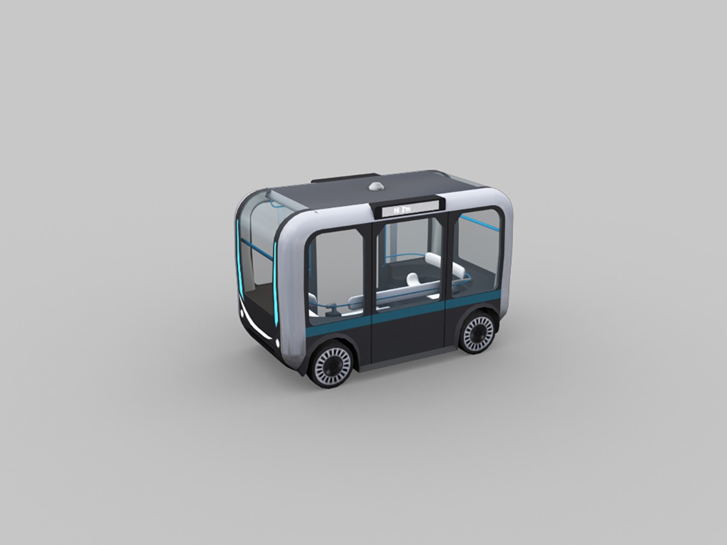 3D Olli Bus Lowpoly With Interior - TurboSquid 2217223