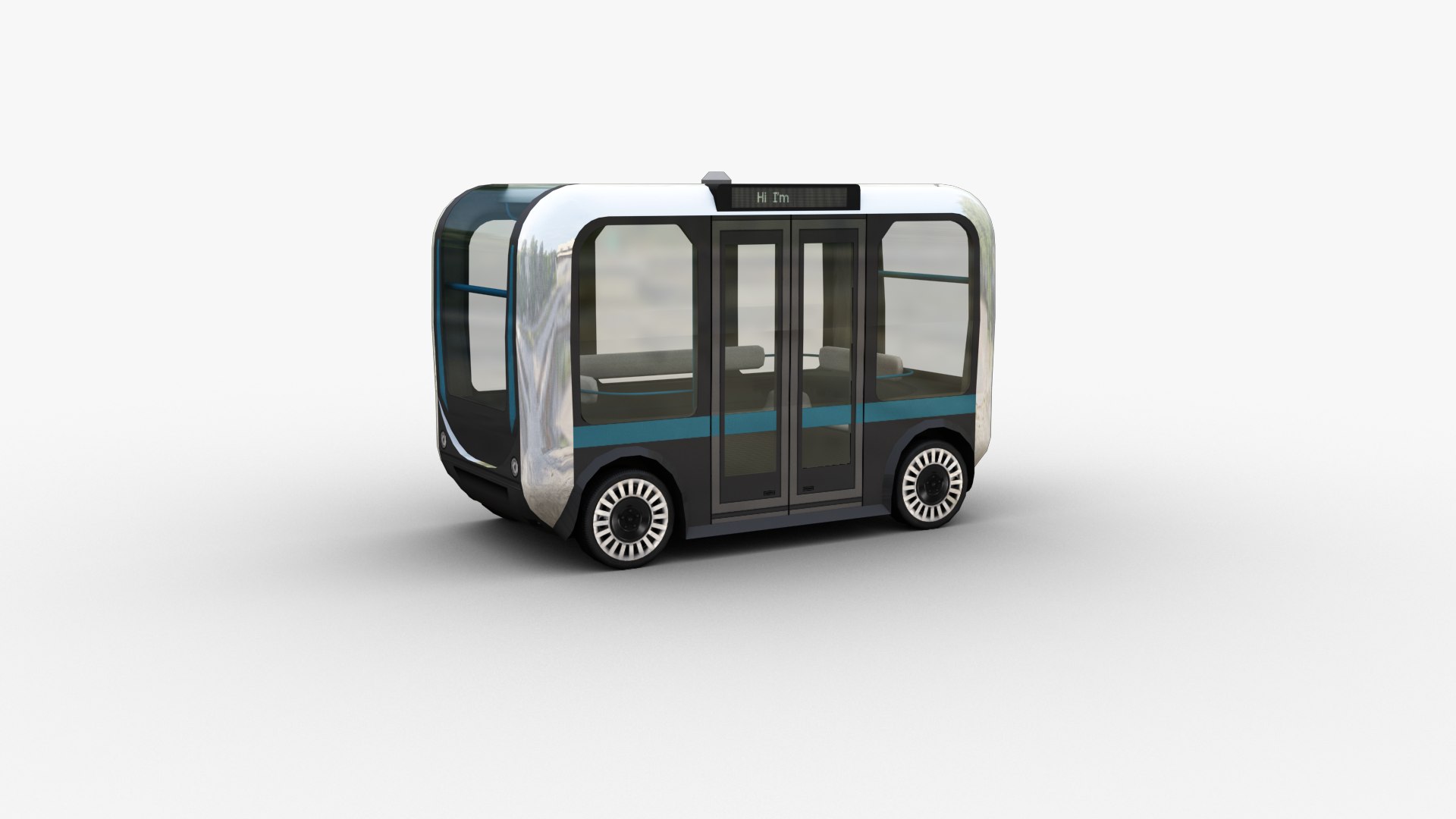 3D Olli Bus Lowpoly With Interior - TurboSquid 2217223