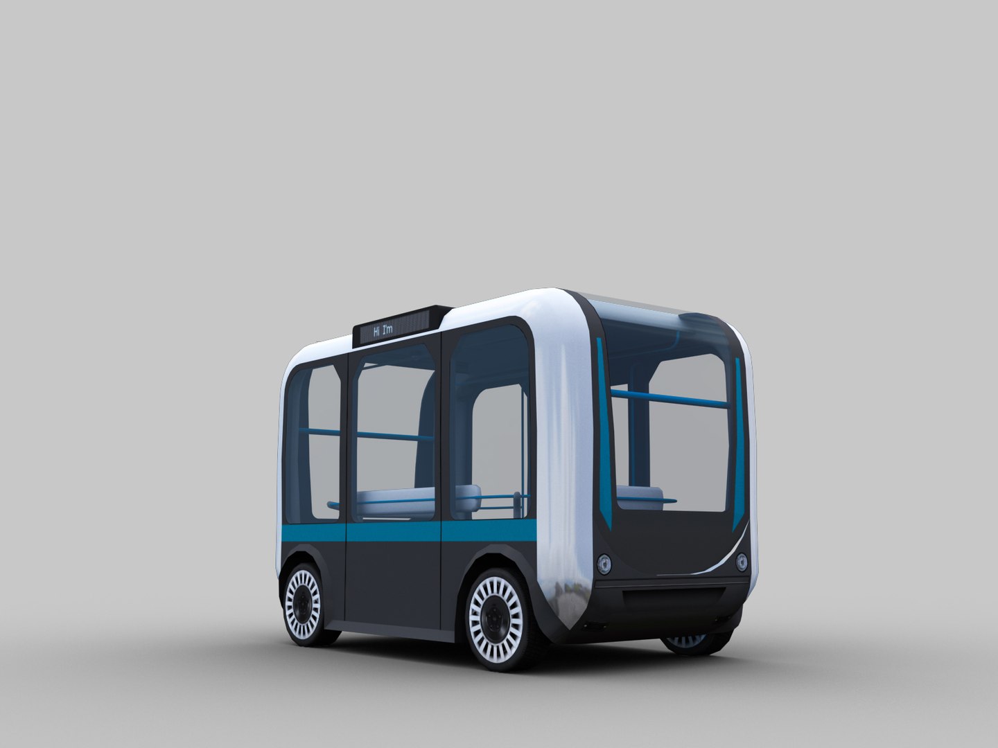 3D Olli Bus Lowpoly With Interior - TurboSquid 2217223