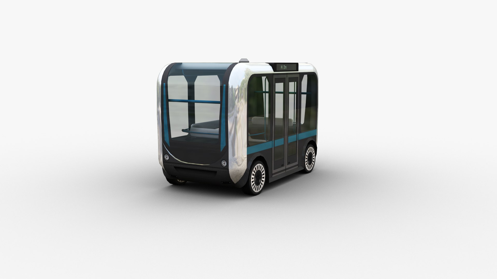 3D Olli Bus Lowpoly With Interior - TurboSquid 2217223