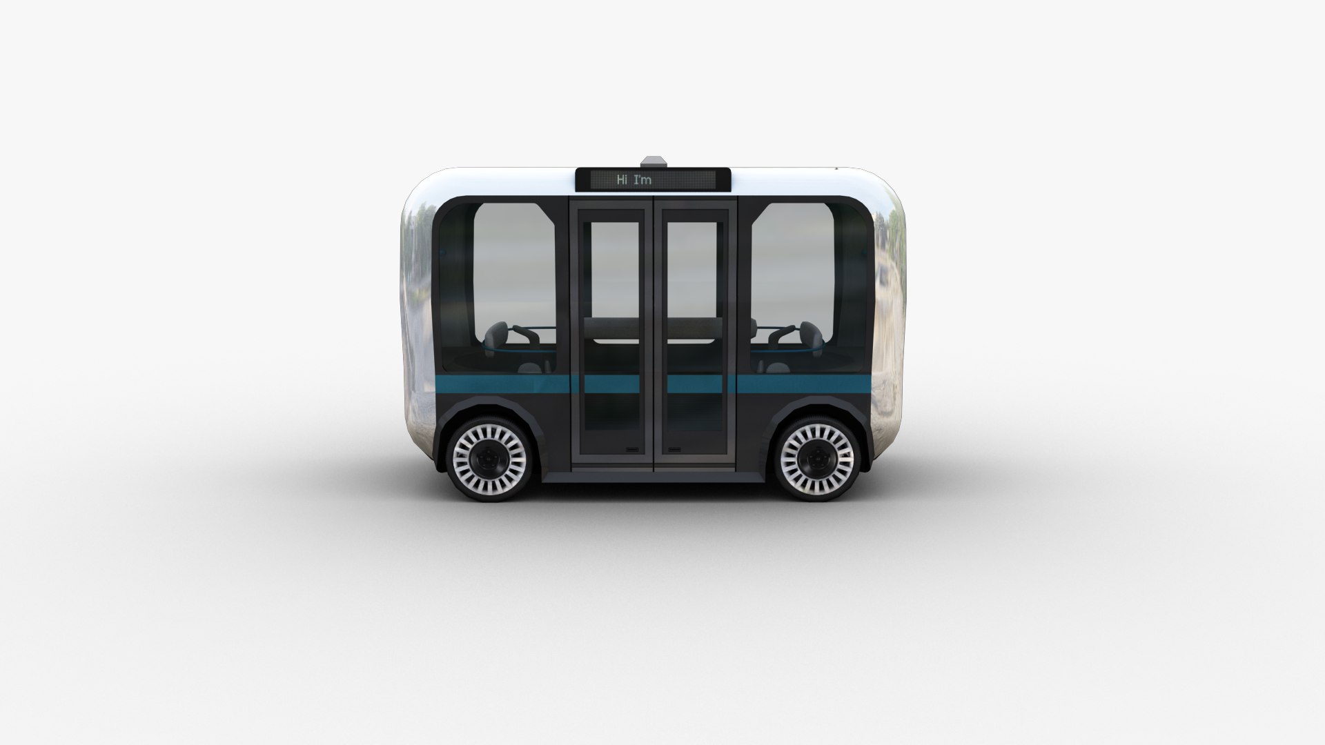 3D Olli Bus Lowpoly With Interior - TurboSquid 2217223