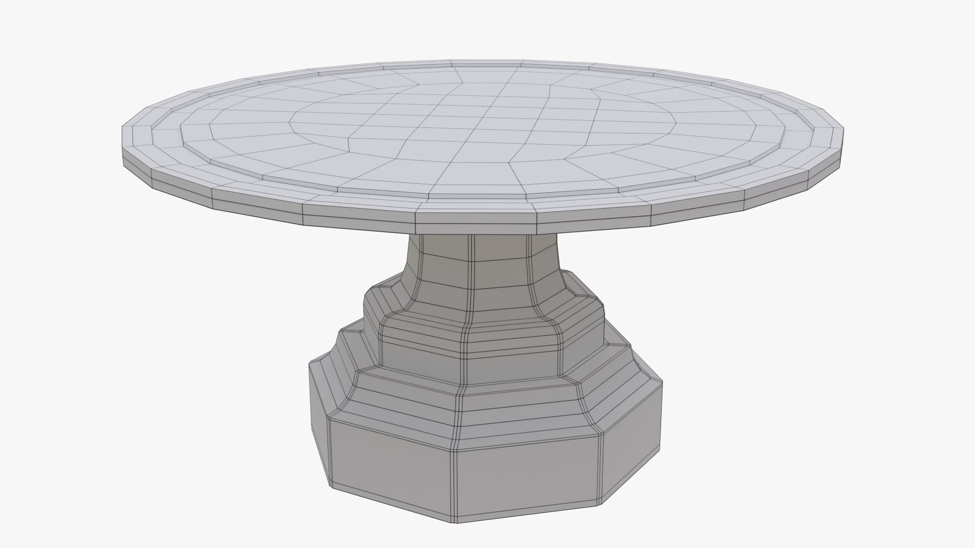 Ornate Ceramic Cake Stand 3D model - TurboSquid 1987595