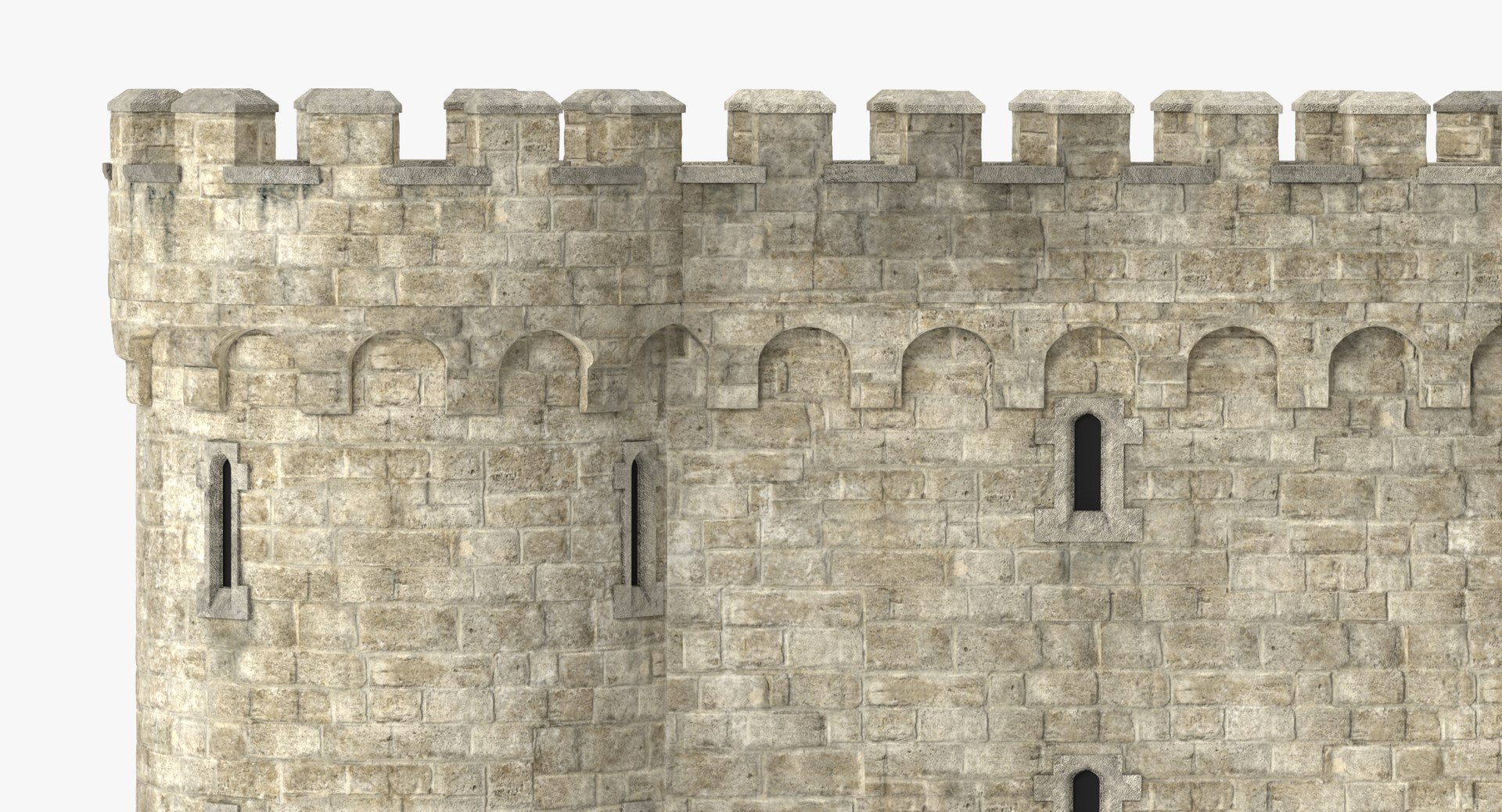3d Model Castle Gatehouses