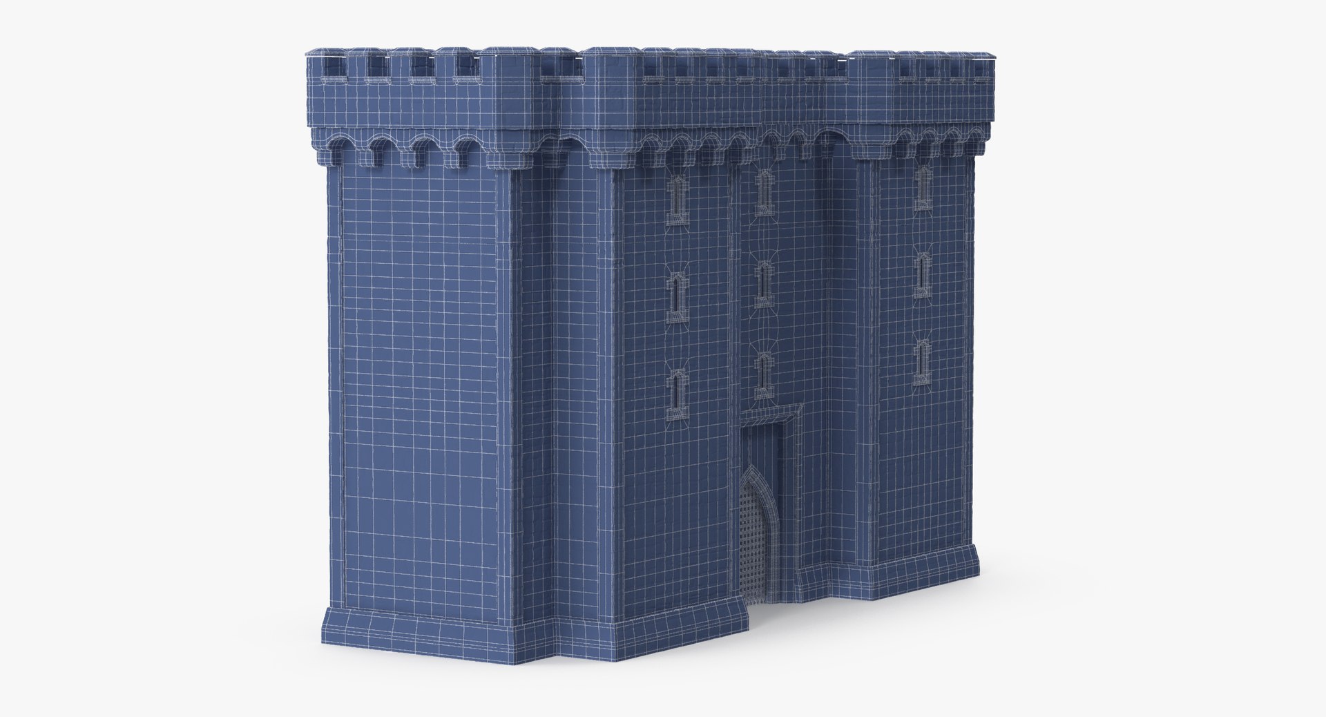 3d Model Castle Gatehouses