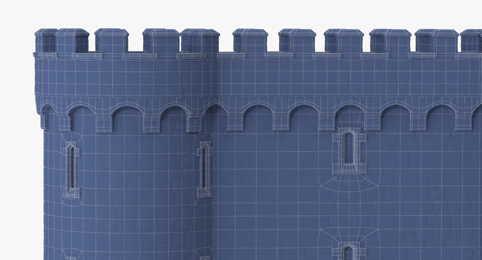3d Model Castle Gatehouses