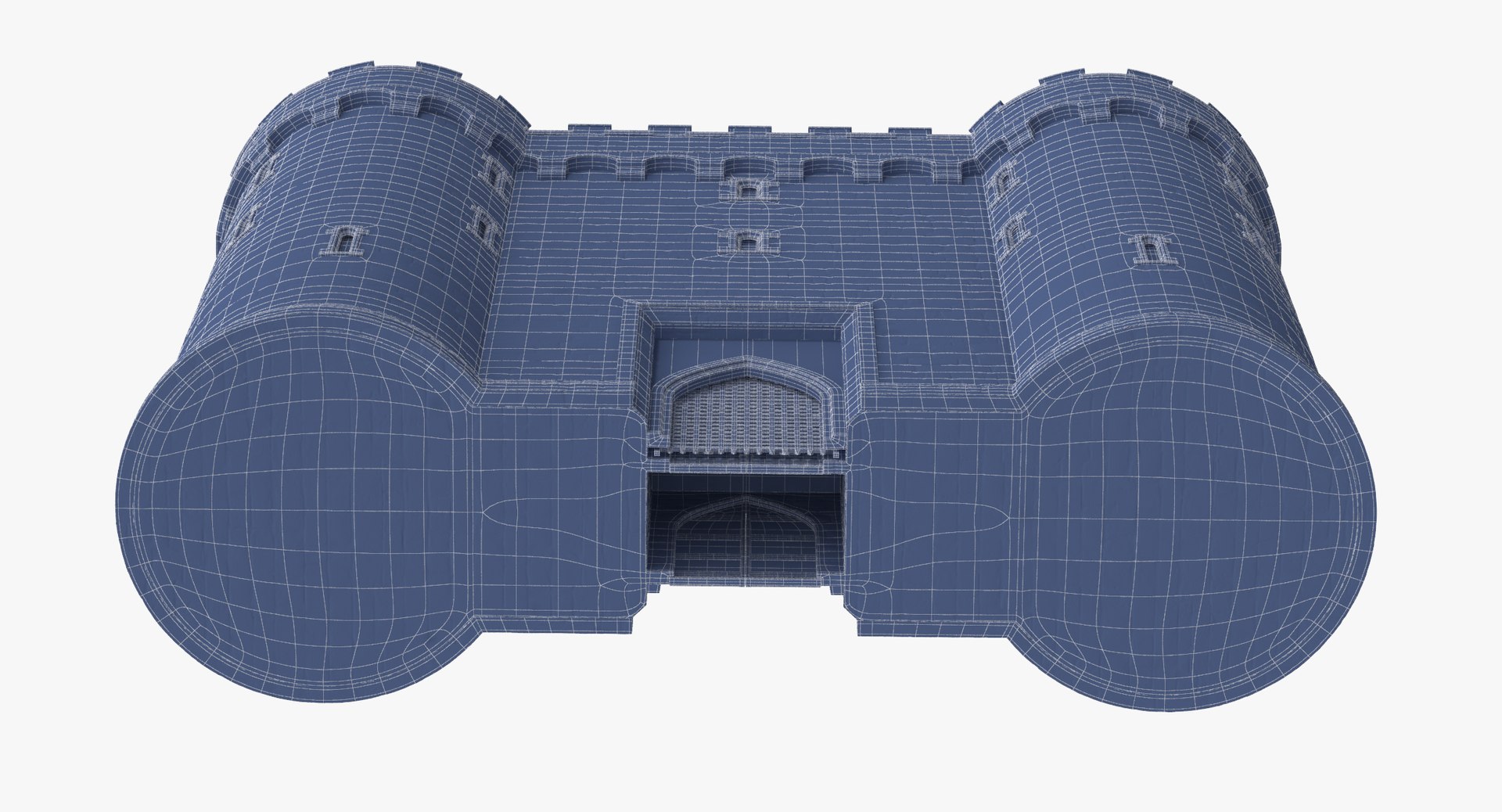 3d Model Castle Gatehouses
