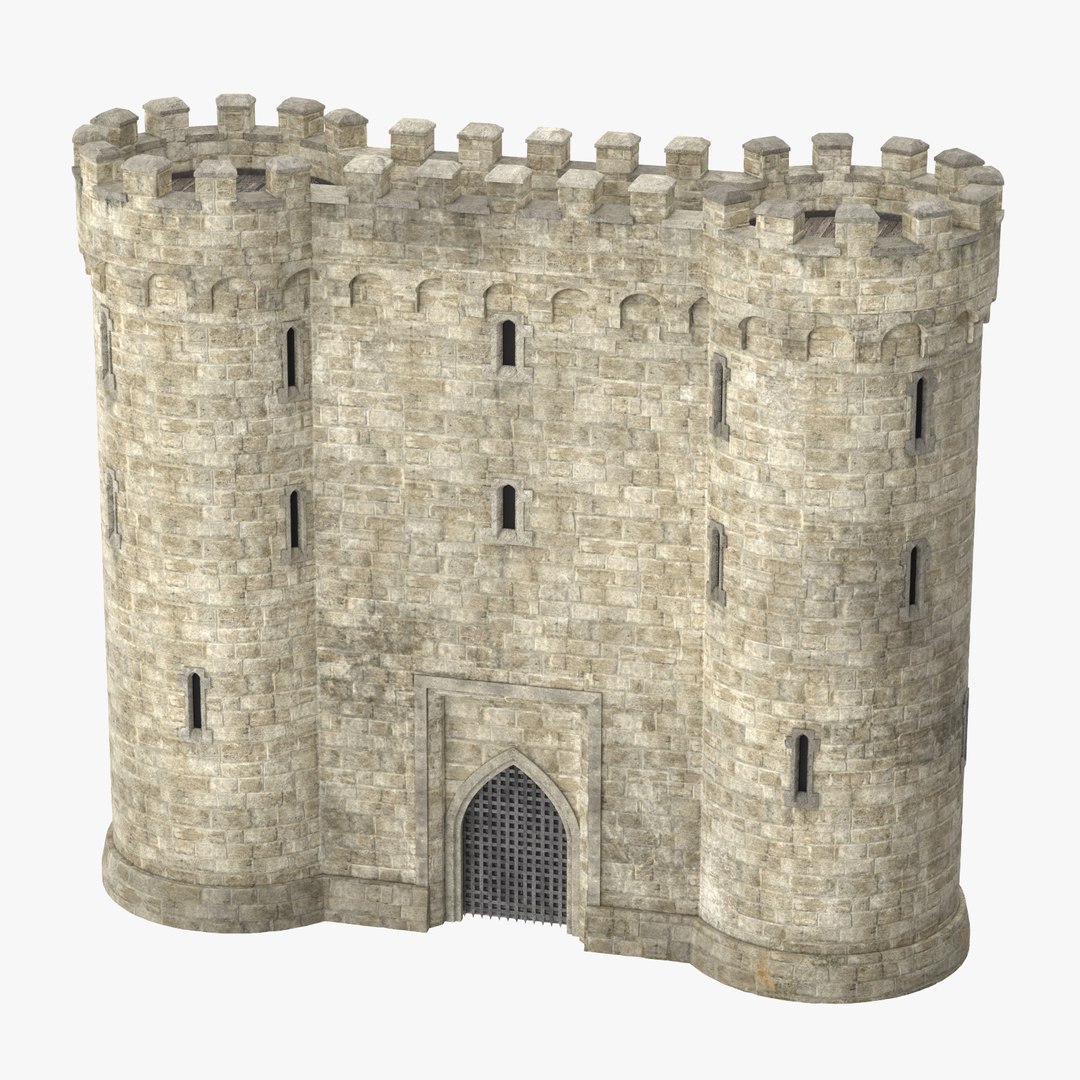 3d Model Castle Gatehouses