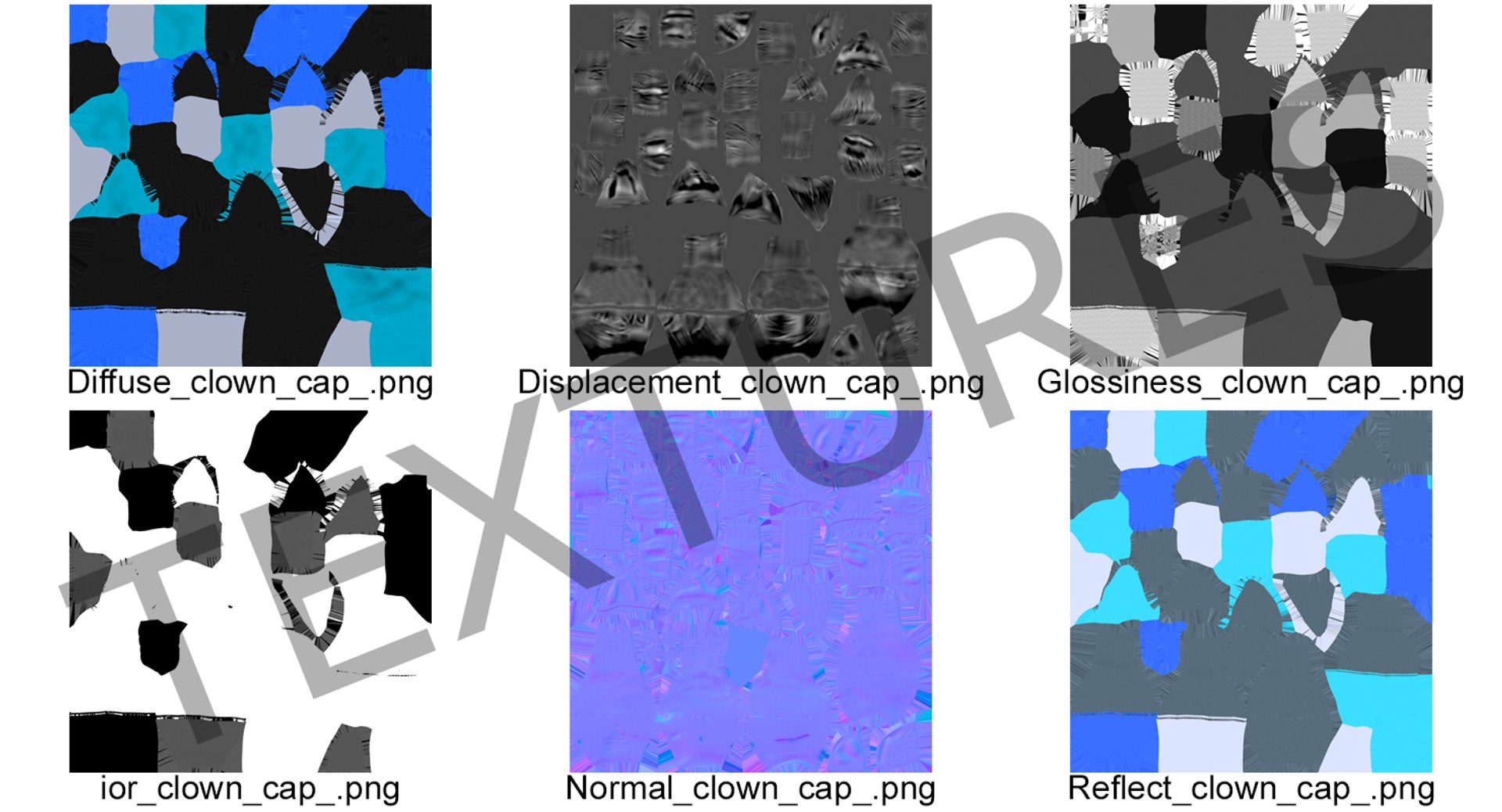 Clown Hat 3D Model - TurboSquid 1356169