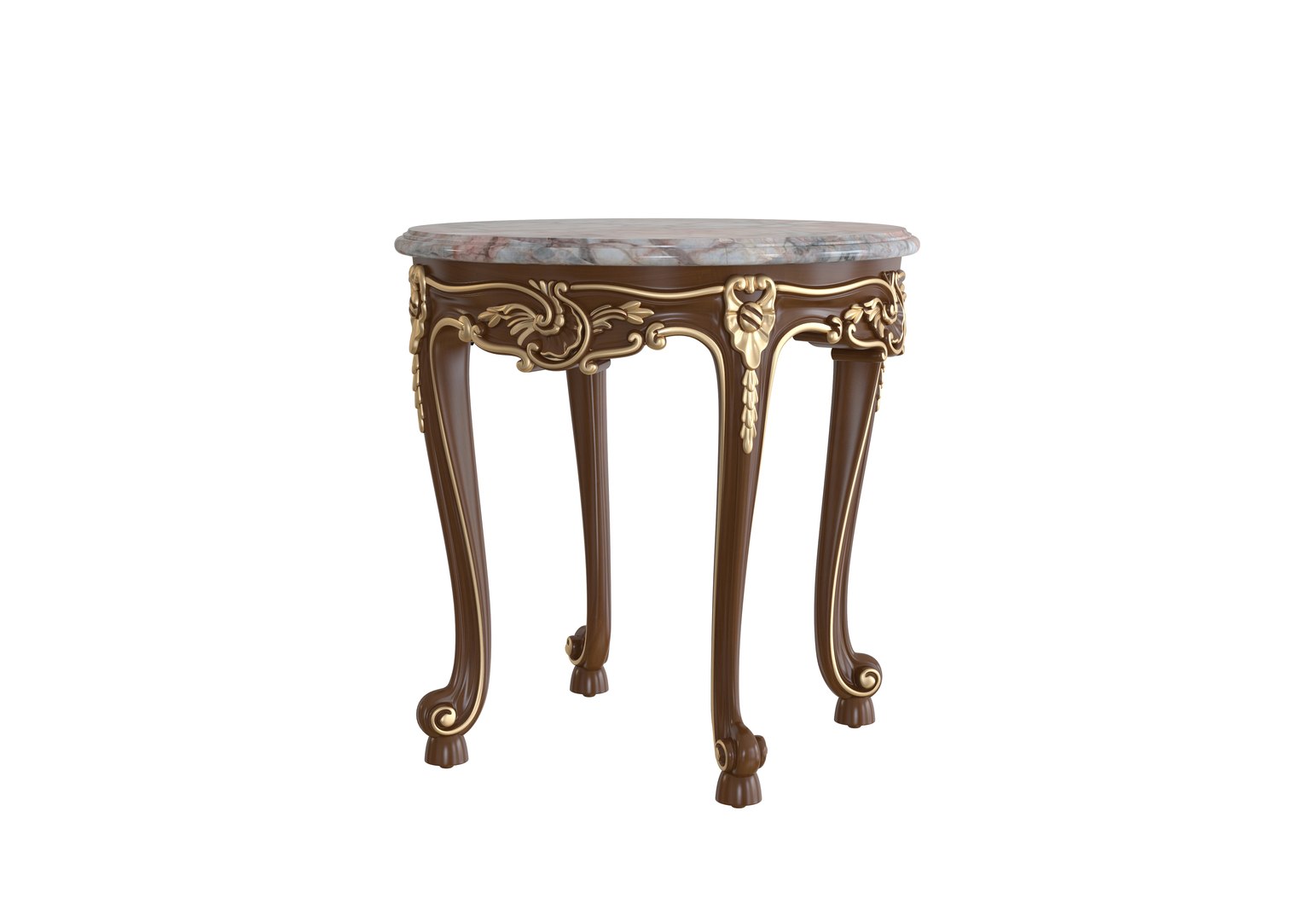 Timeless Round Side Table By Modenese - TurboSquid 2292915