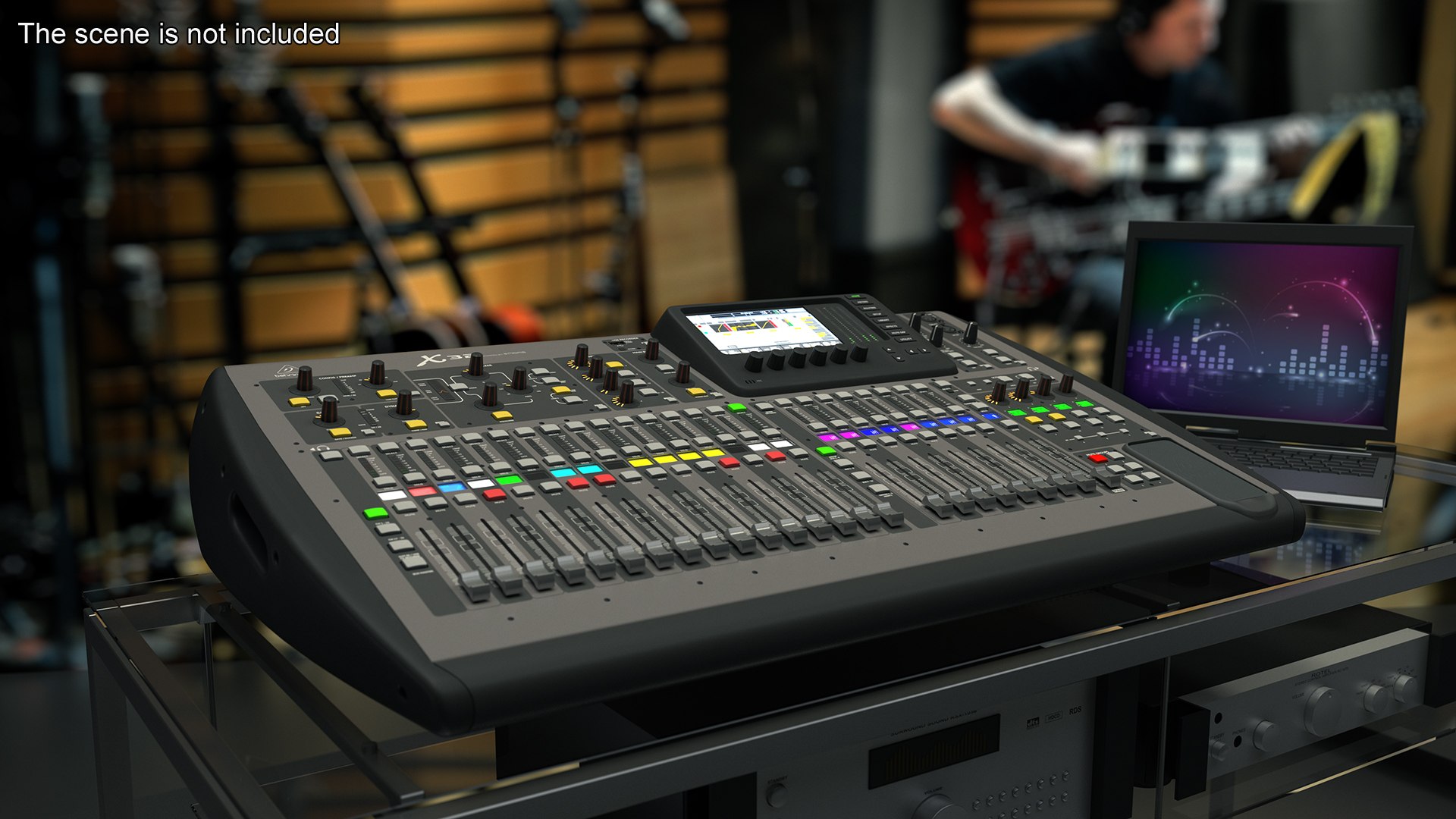 Behringer X32 Digital Mixer Switched On 3D - TurboSquid 2189746