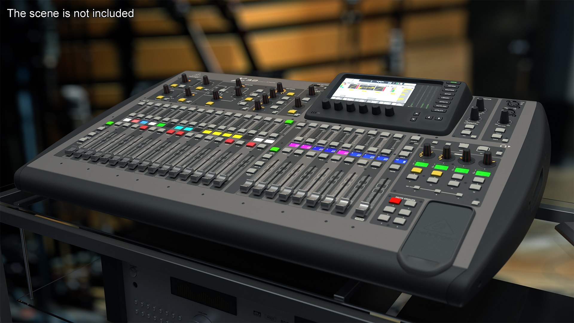 Behringer X32 Digital Mixer Switched On 3D - TurboSquid 2189746