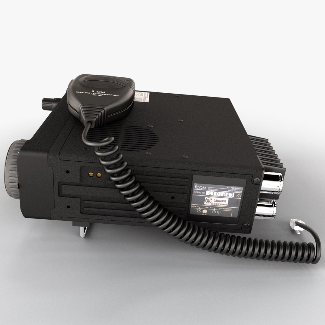 ham radio 3d model