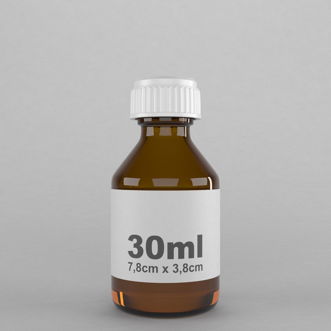 30ml Bottle 3D - TurboSquid 1380830