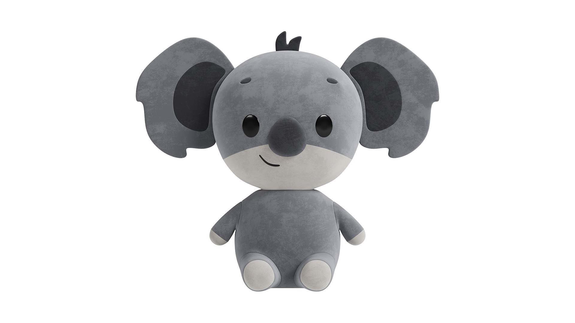 Big Ear Mouse Plush Toy 3D Model - TurboSquid 2447863