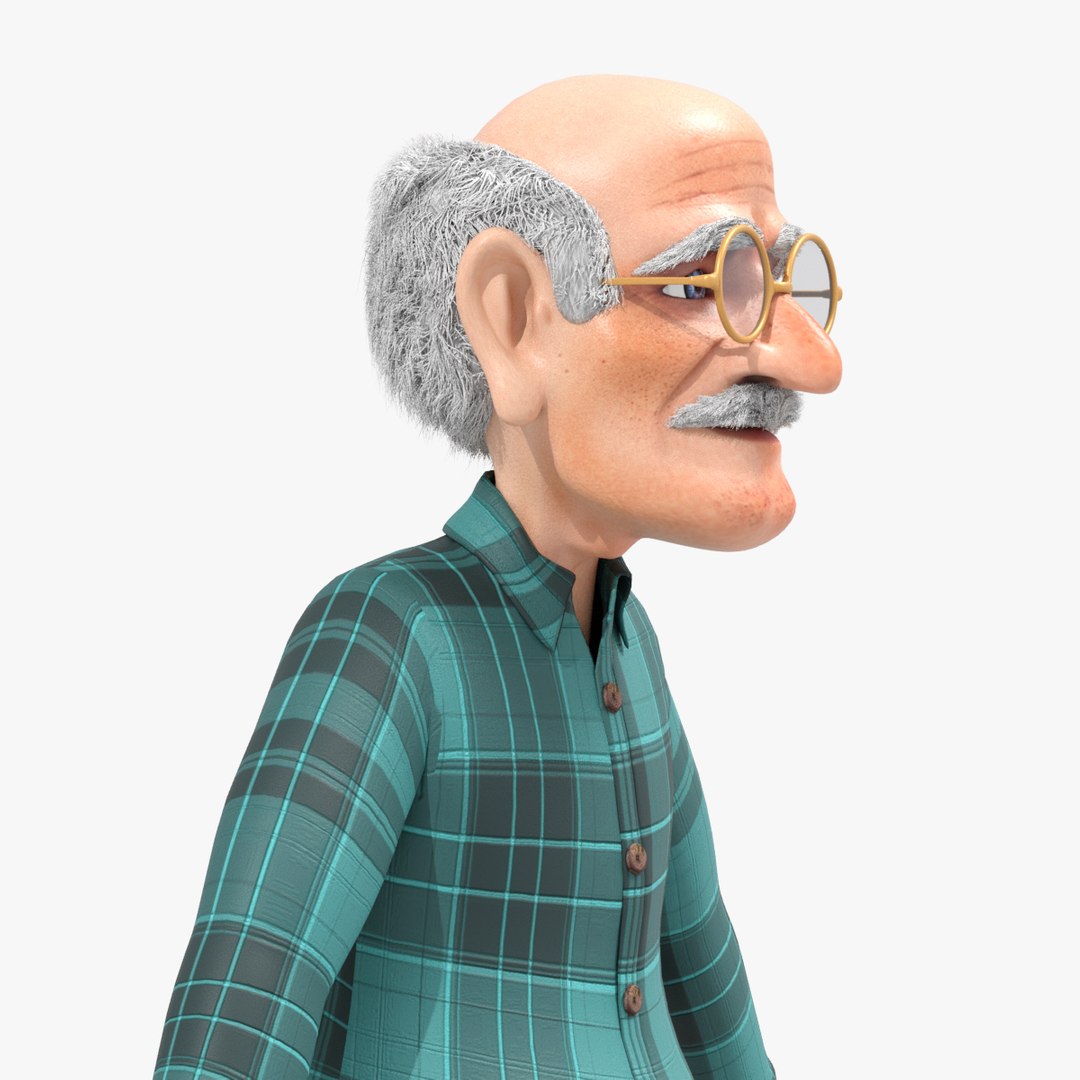 3D Old Man - TurboSquid 1886869