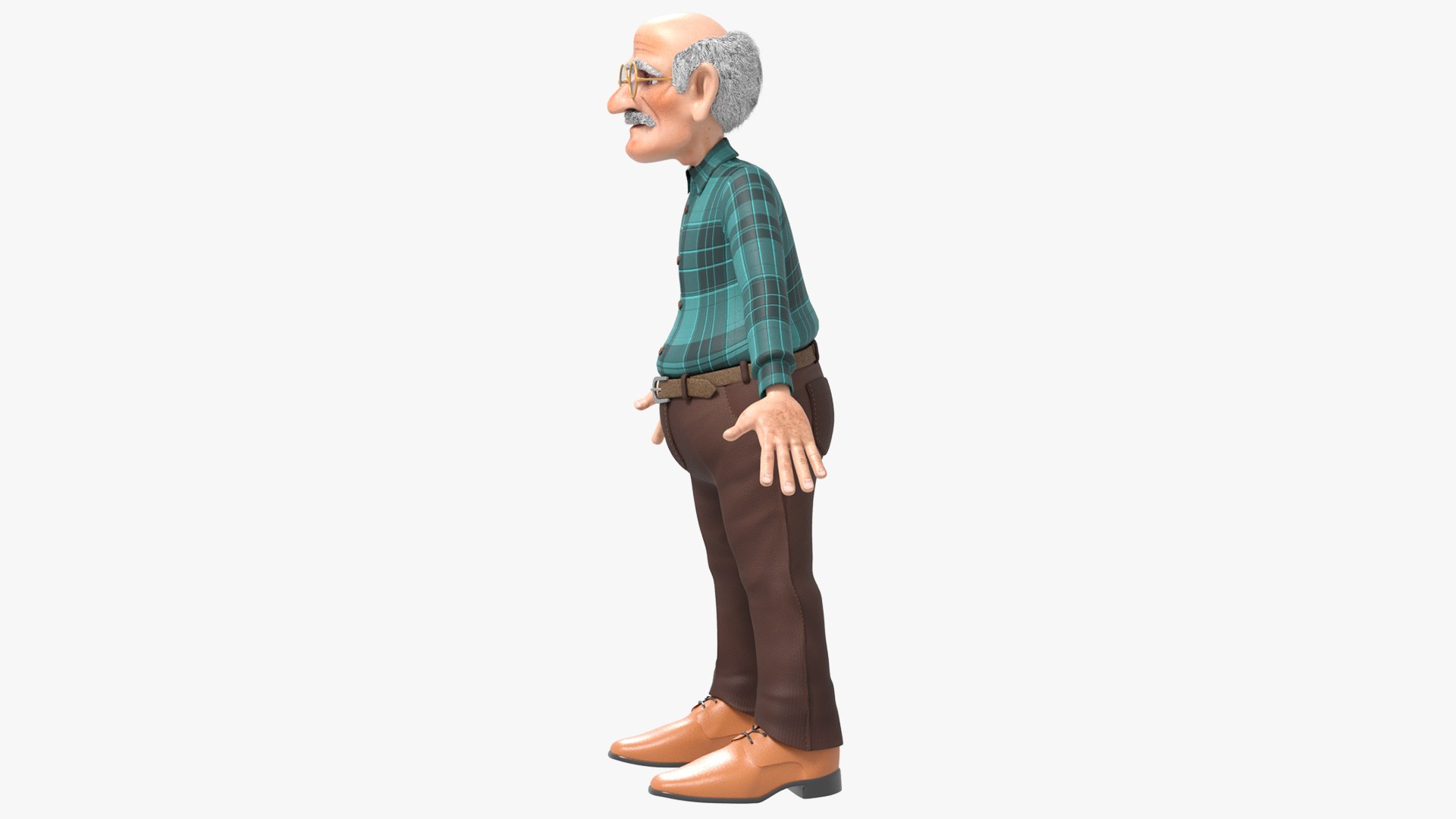 3D Old Man - TurboSquid 1886869