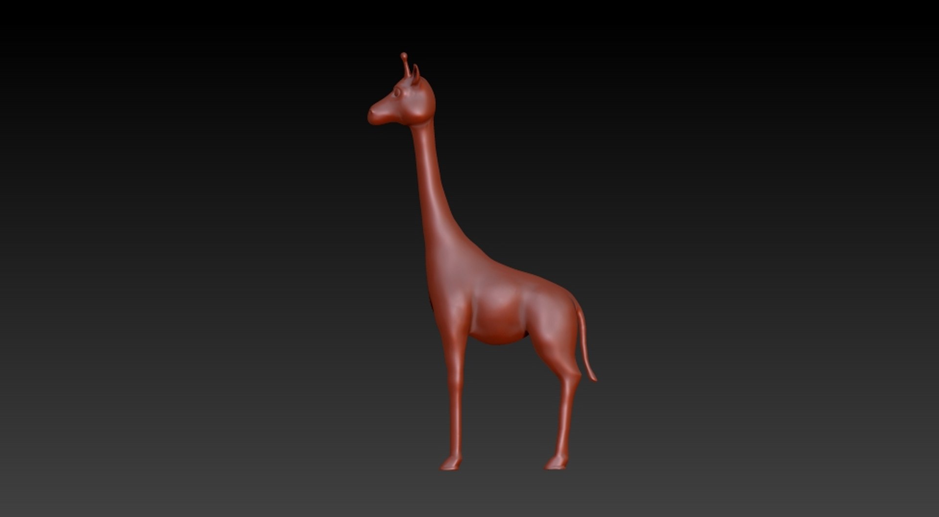 3D giraffe printable print - TurboSquid 1504825