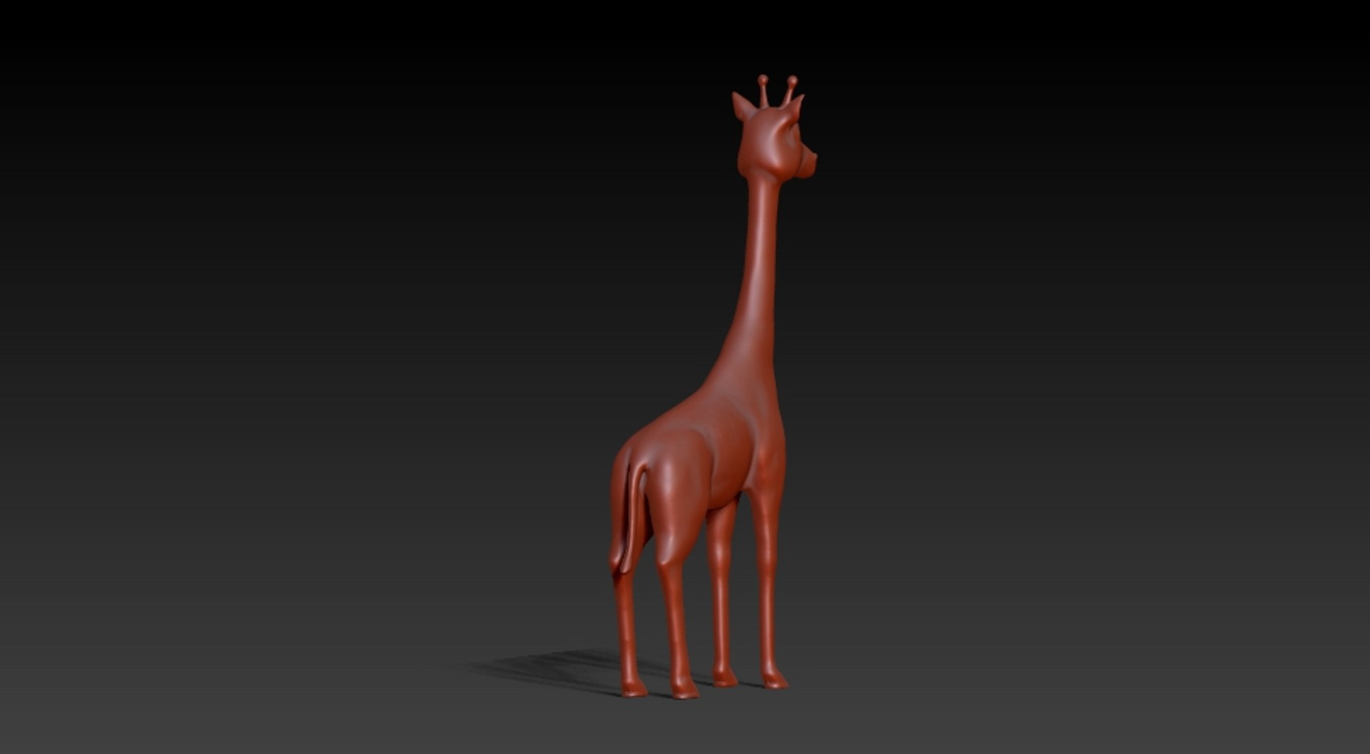 3D giraffe printable print - TurboSquid 1504825