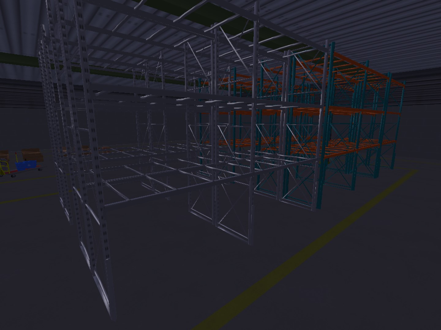 3d Model Warehouse Racking