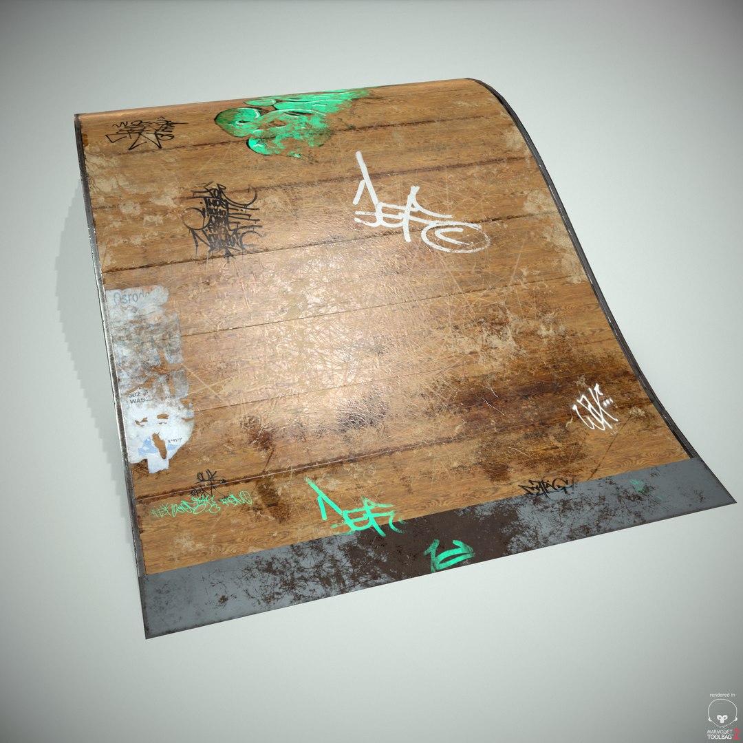 3d Skate Ramp Pbr
